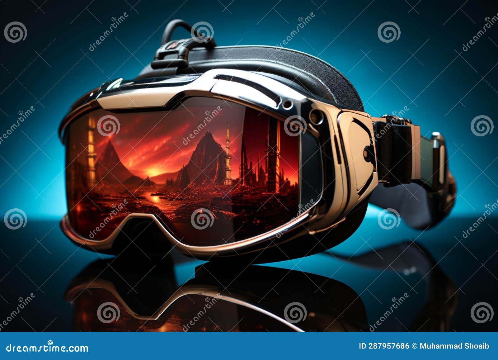 Techno Visionary Marvel Futuristic VR Headset Revolutionizes Digital ...