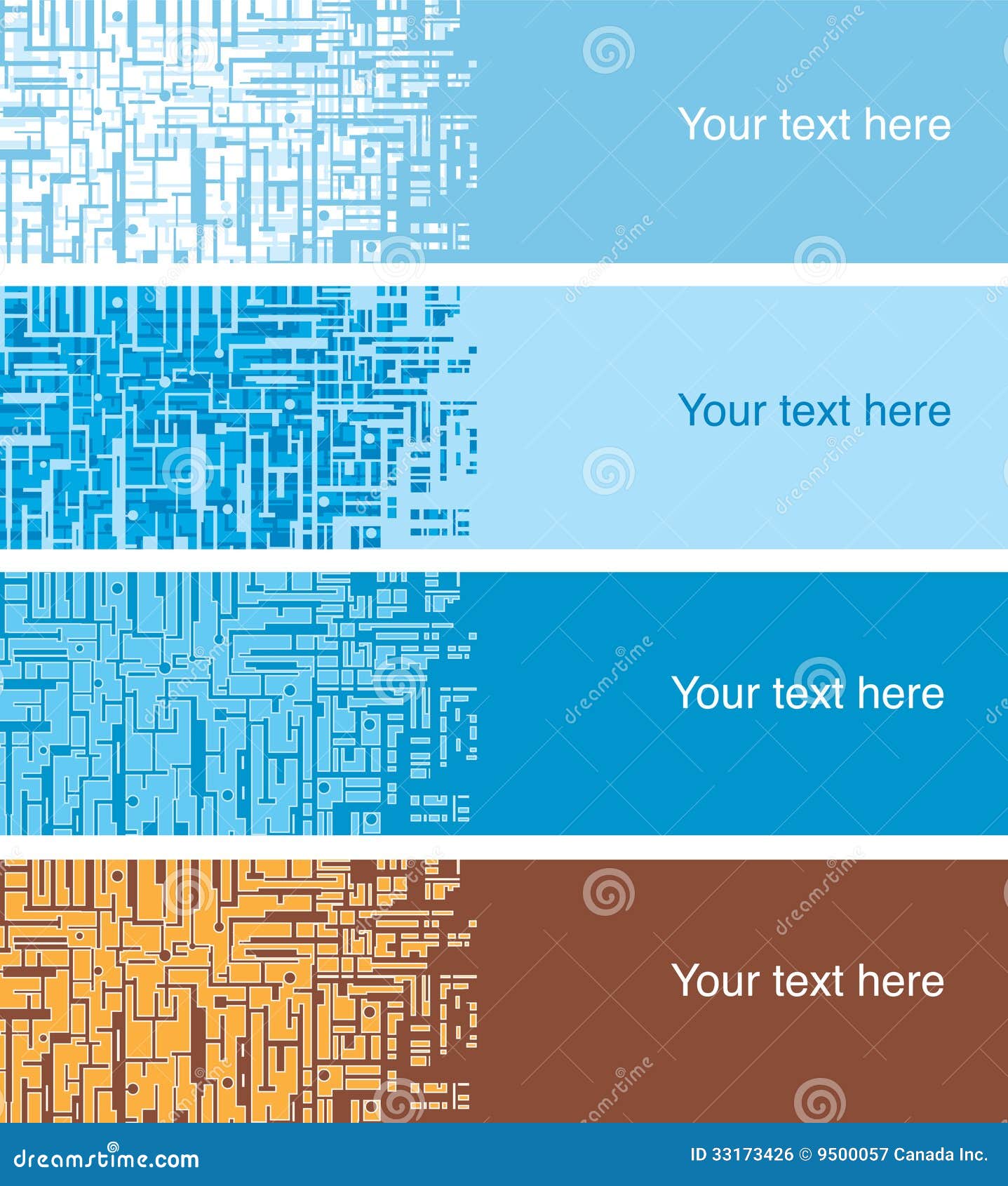 Techno Web banner stock vector. Illustration of software - 33173426