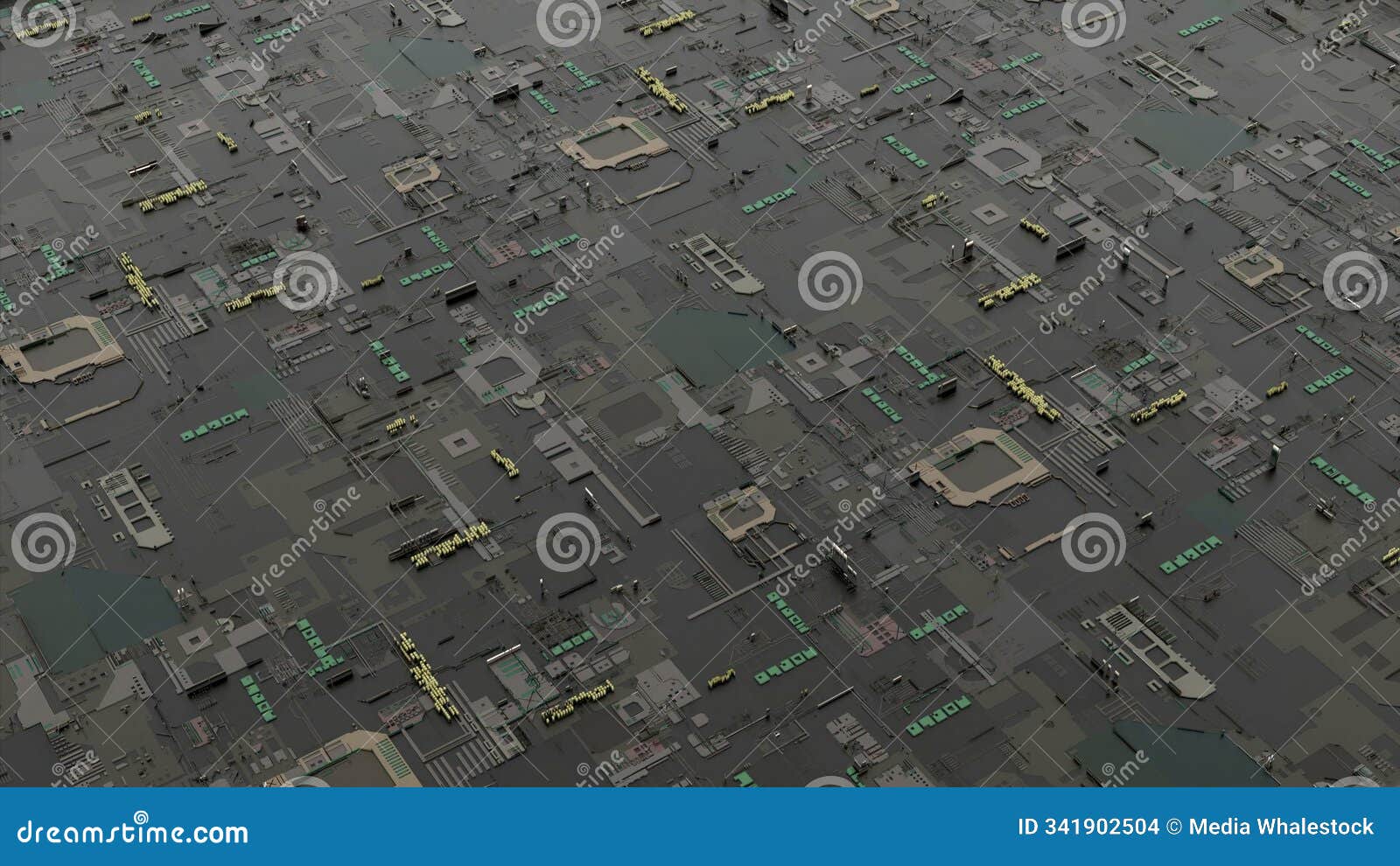 Technological Background of the Abstract Computer Motherboard. Design ...