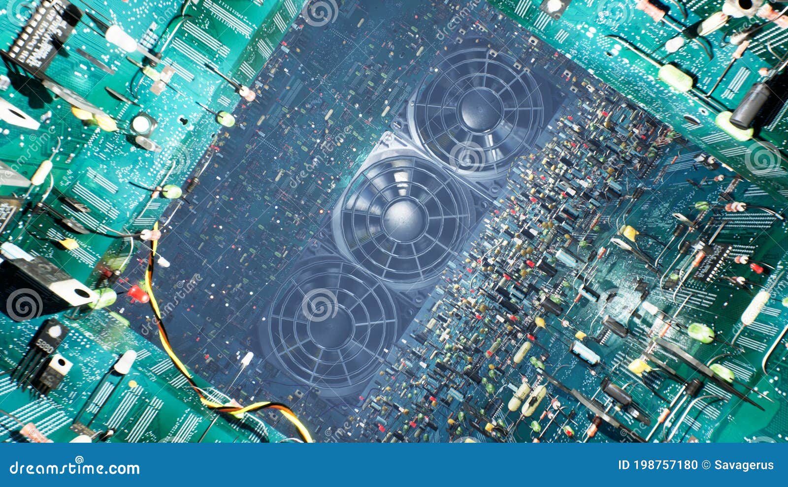 LEDs Chips Lamp Royalty-Free Stock Photography | CartoonDealer.com ...