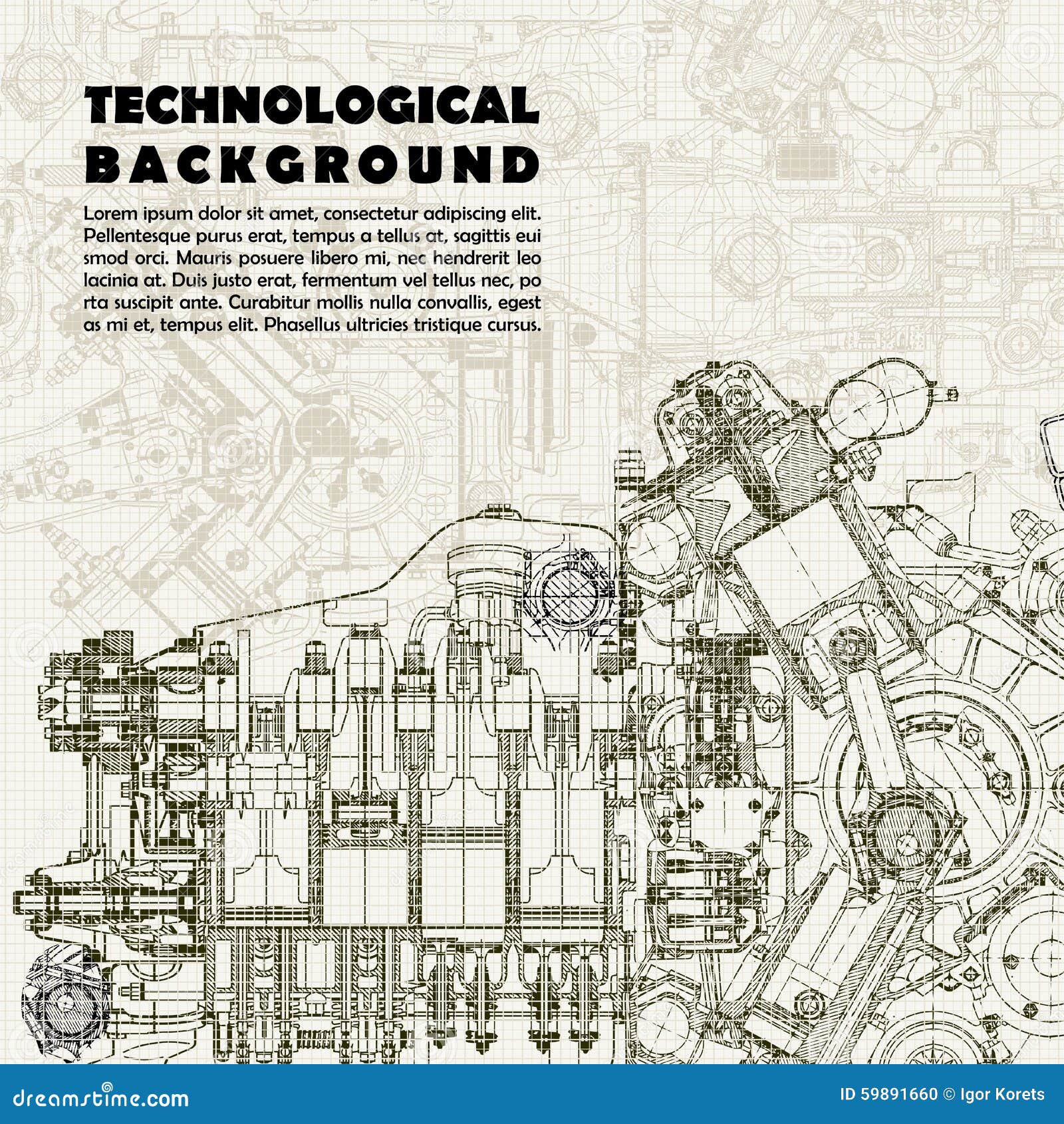 Drawing Engine Seamless Pattern, Background. Seamless Pattern Can Be ...