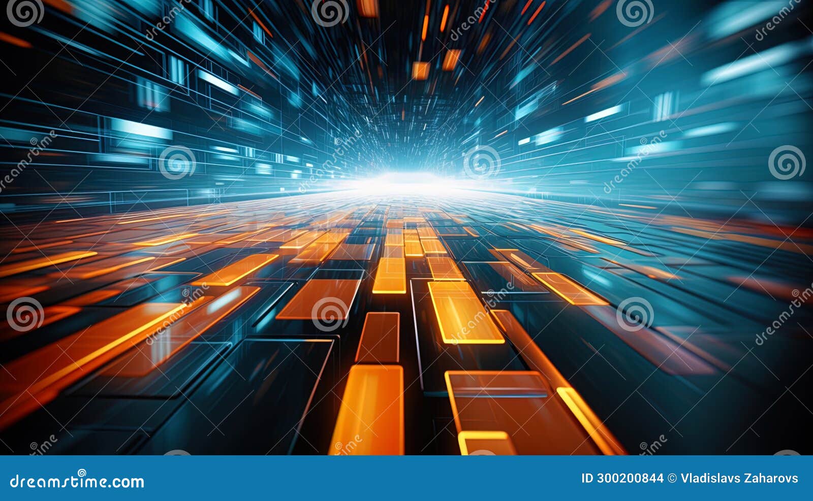 Technological Background with Modern Digital Patterns and the Effect of ...