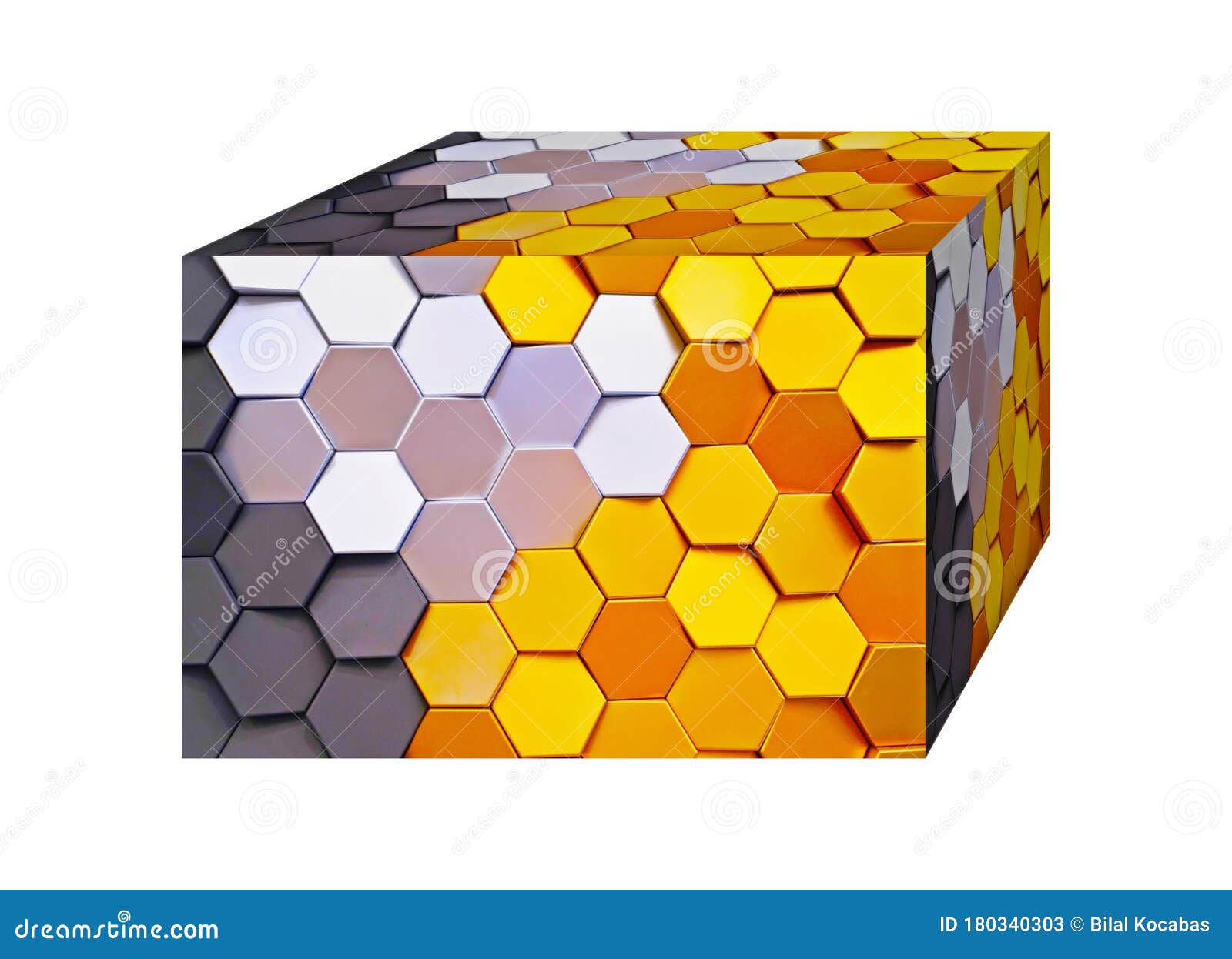 Technological Background in the Style of Cubic Bee Honeycombs with ...