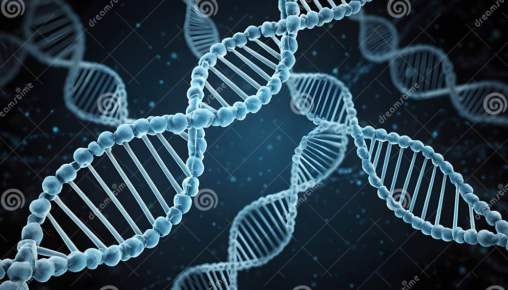 Technological Biotechnology Theme with Vibrant Molecular Graphics ...