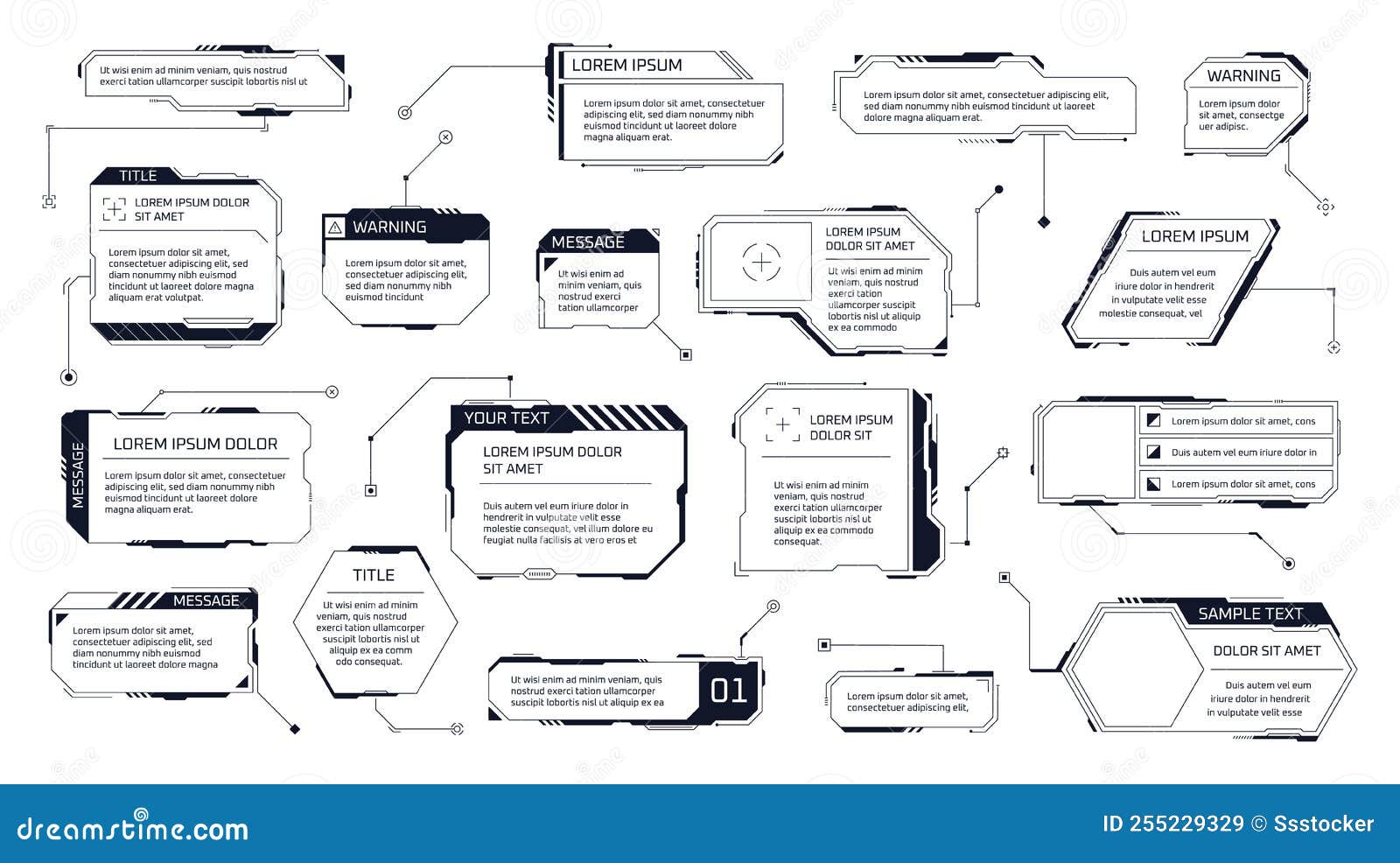 Callouts Text. Title Call Out Labels Technology Callout Marketing Boxes ...