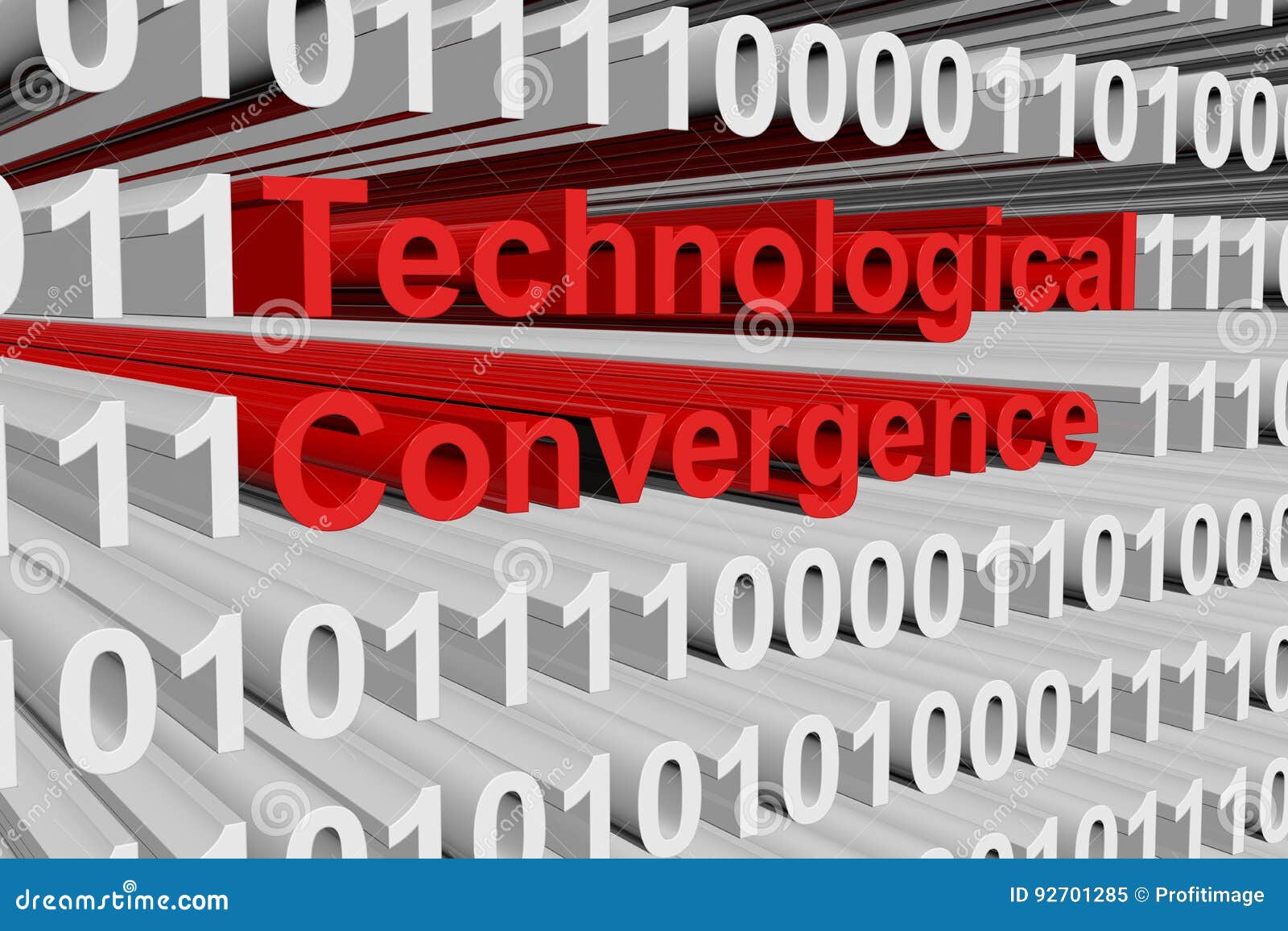 Technological convergence stock illustration. Illustration of ...