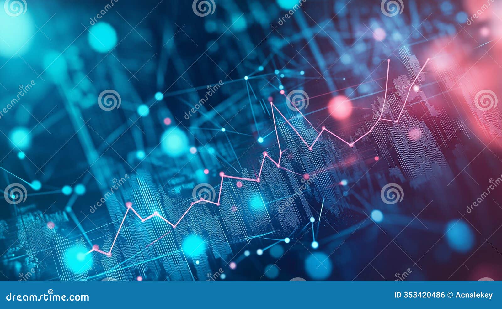 Technological Disruption: Bold, Angular Shapes Breaking through ...