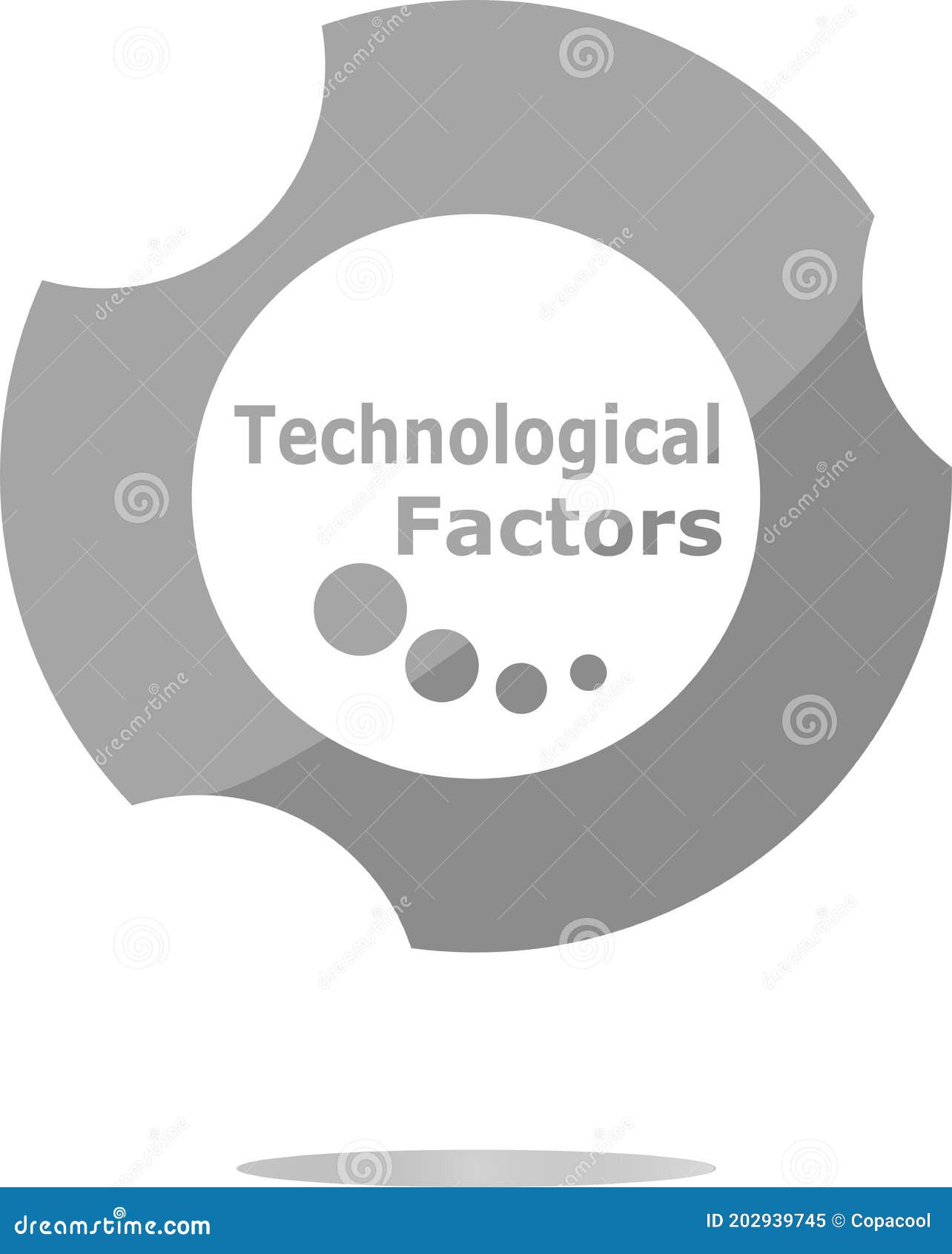 Technological Factors Web Button, Icon Isolated on White Stock ...
