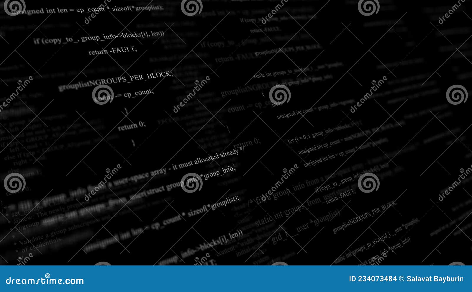 Technological Futuristic Digital Code.UI Pannel with Coding. Stock ...