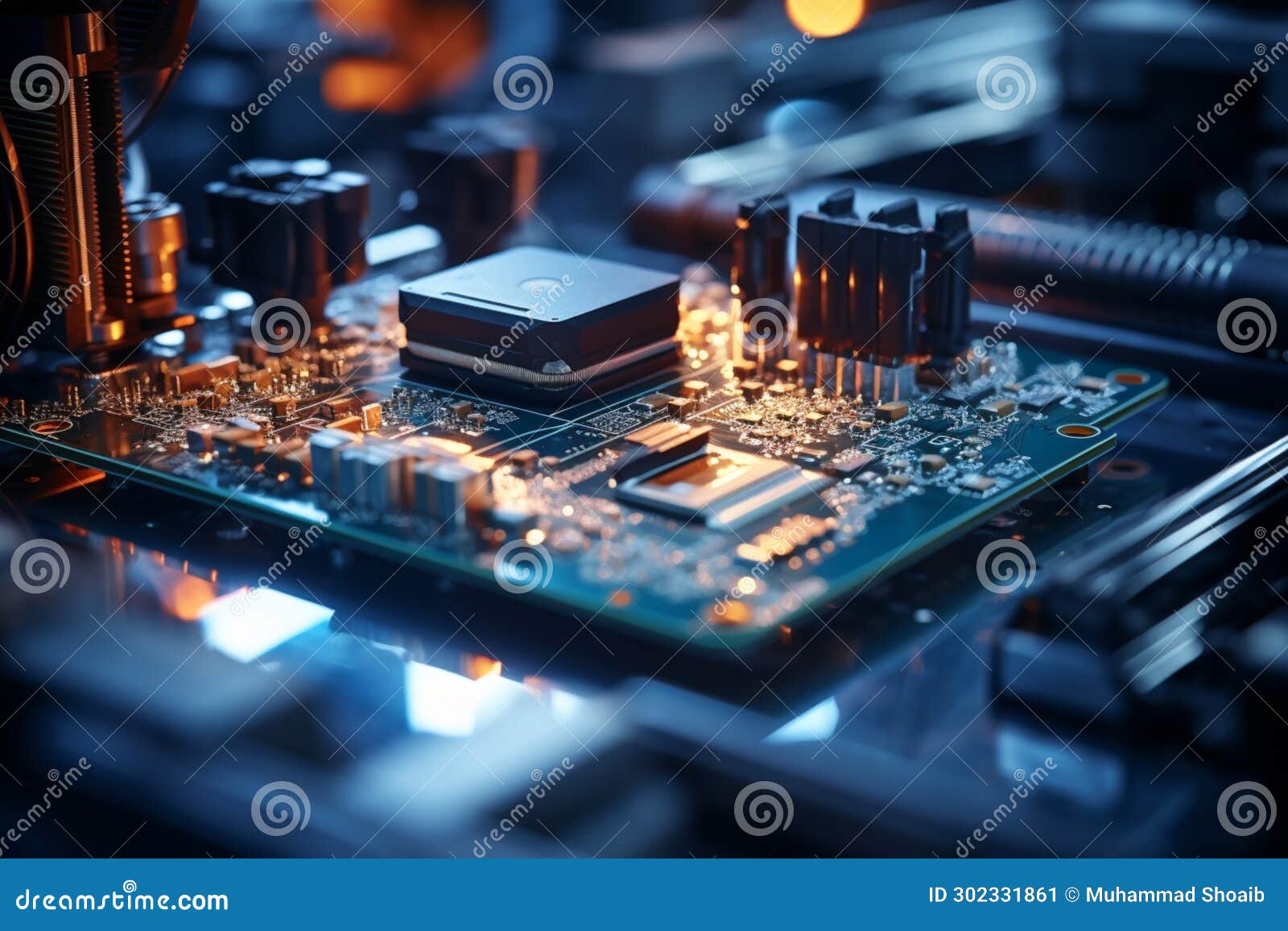 Technological Robots Future Isometry. Robotic Illustration Humanoid ...