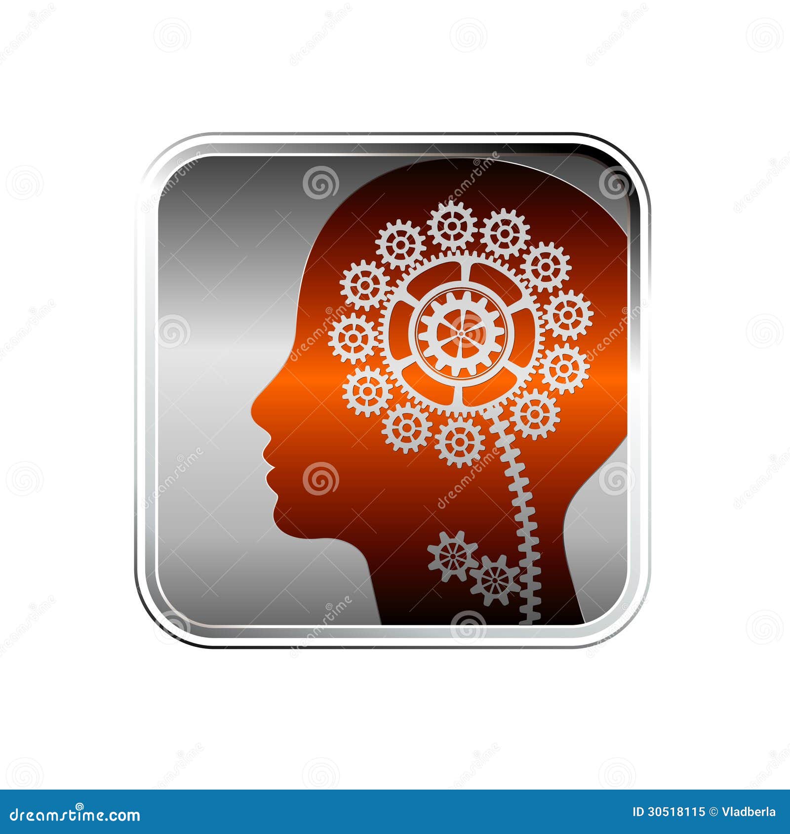 Technological icon stock illustration. Illustration of gear - 30518115