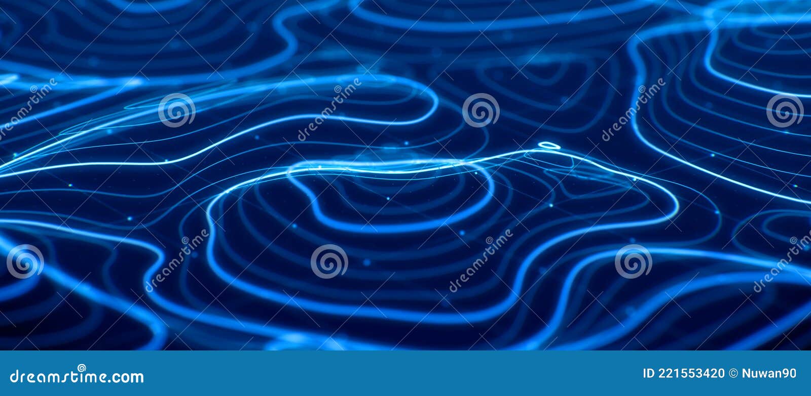 LCD Screen TVs With Abstract Blue Display Stock Photo | CartoonDealer ...