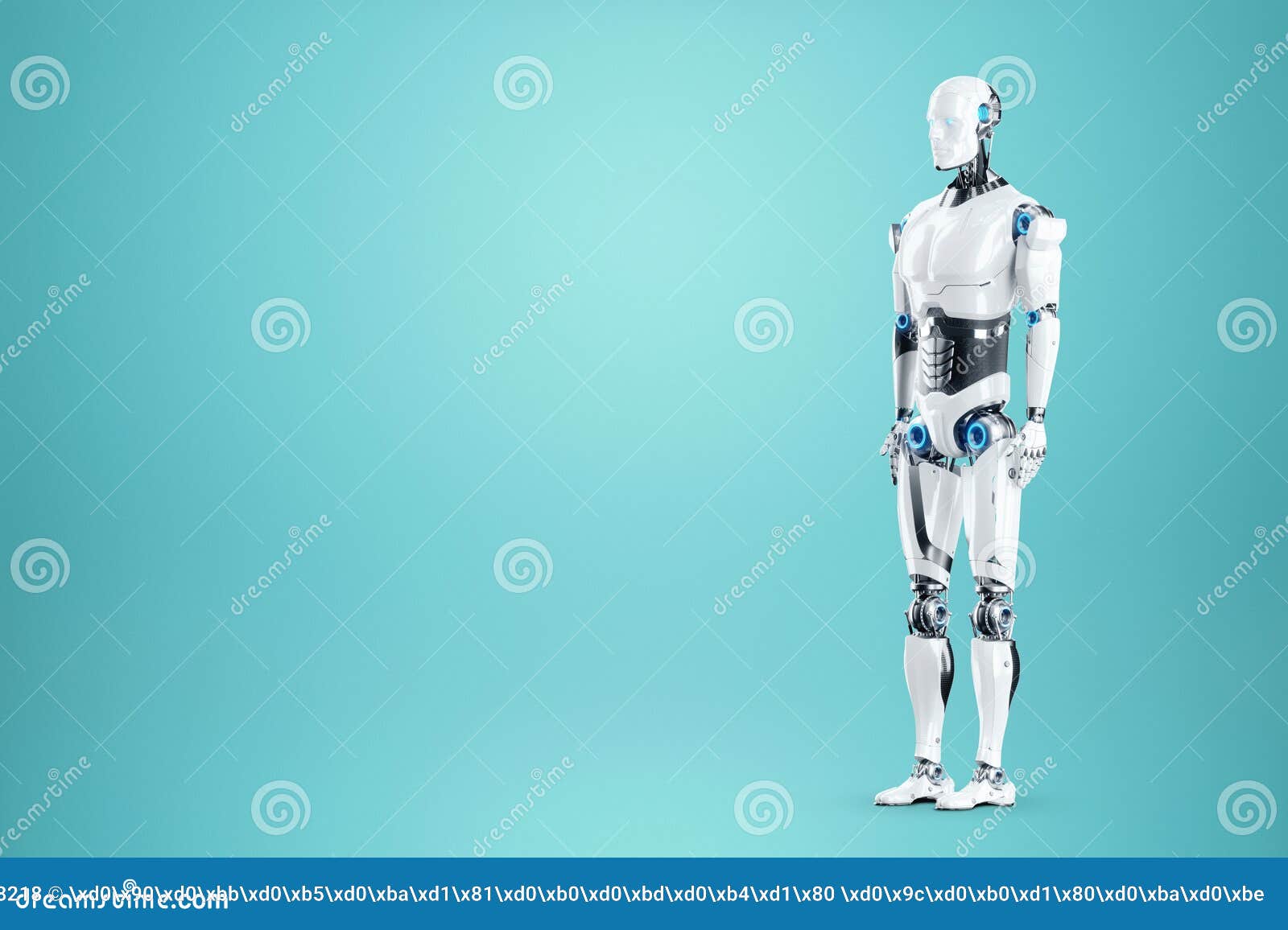 Technological Modern Robot Body Full Body , Photorealism. Neural ...