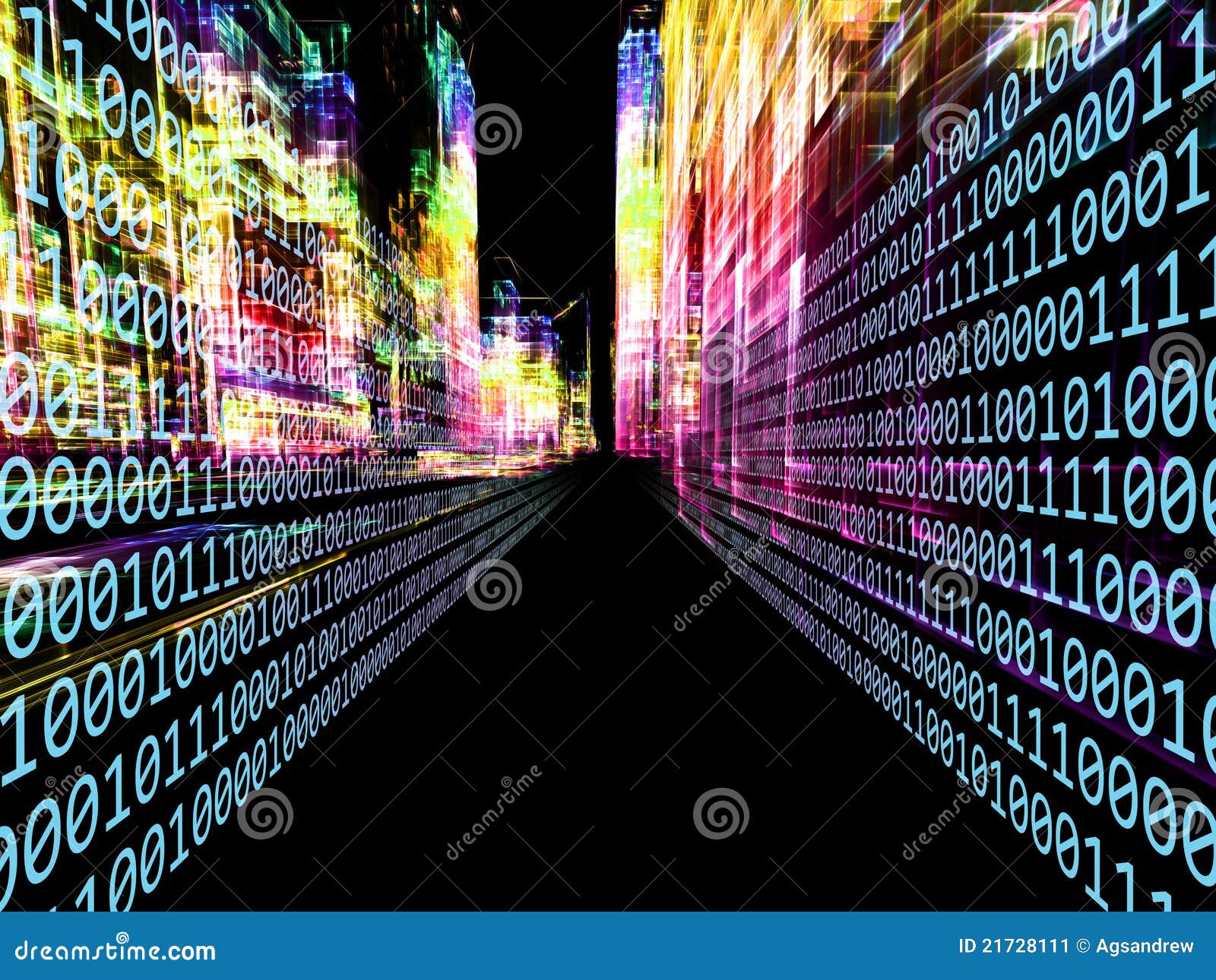 Technological Perspective stock illustration. Illustration of vivid ...