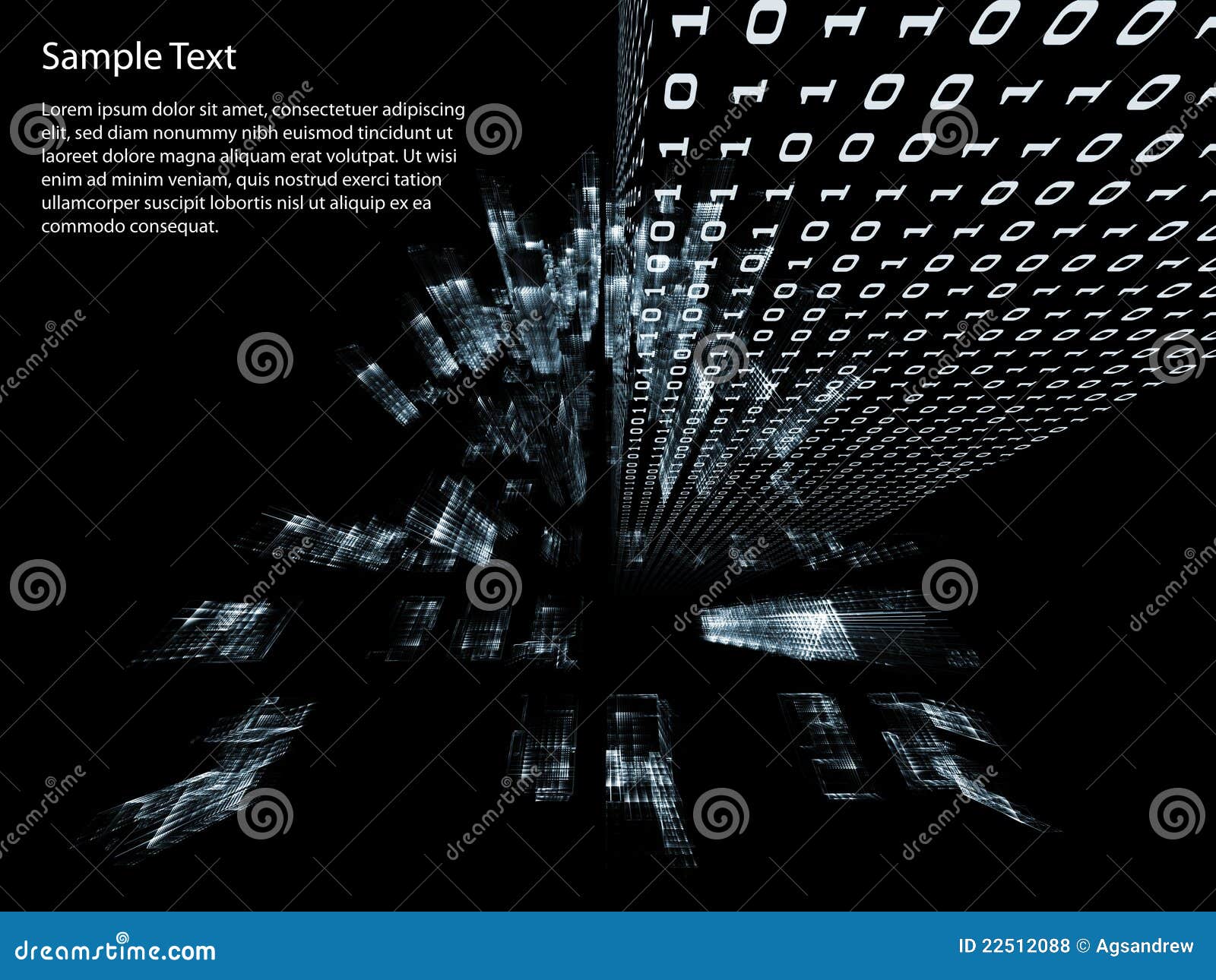 Technological Perspective stock illustration. Illustration of design ...