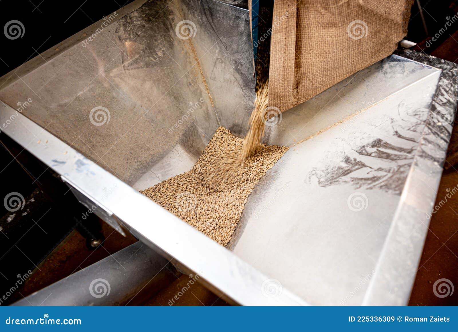 The Technological Process of Grinding Malt Seeds at the Mill Stock ...