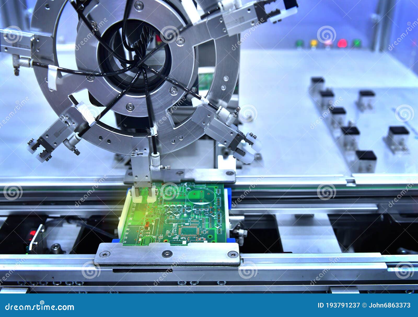 Technological Process of Assembly Chip Components on Pcb Board at ...