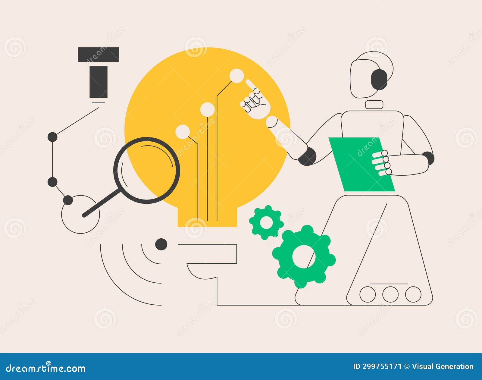 Technological Revolution Abstract Concept Vector Illustration. Stock ...