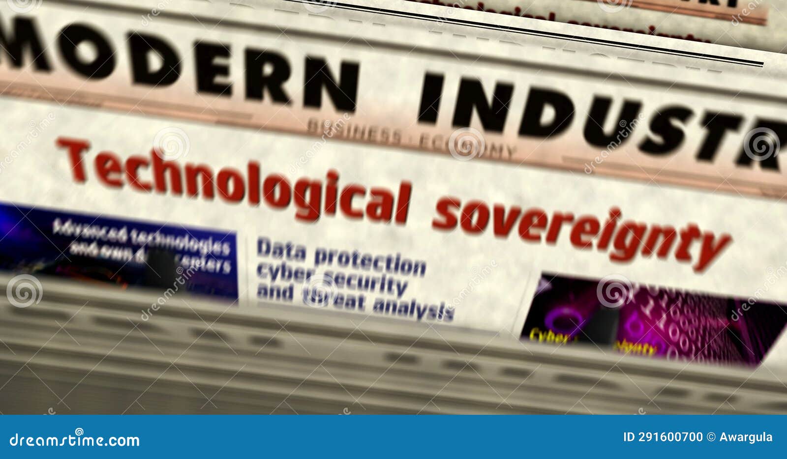 Technological Sovereignty Digital Technology Newspaper Printing Press ...