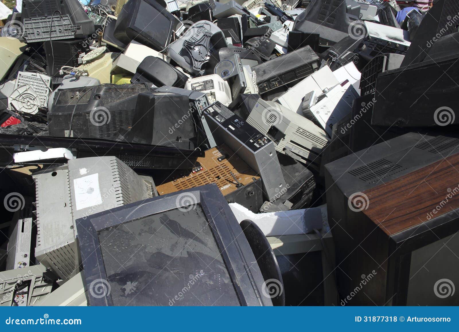 Technological trash stock photo. Image of vintage, dismantling - 31877318