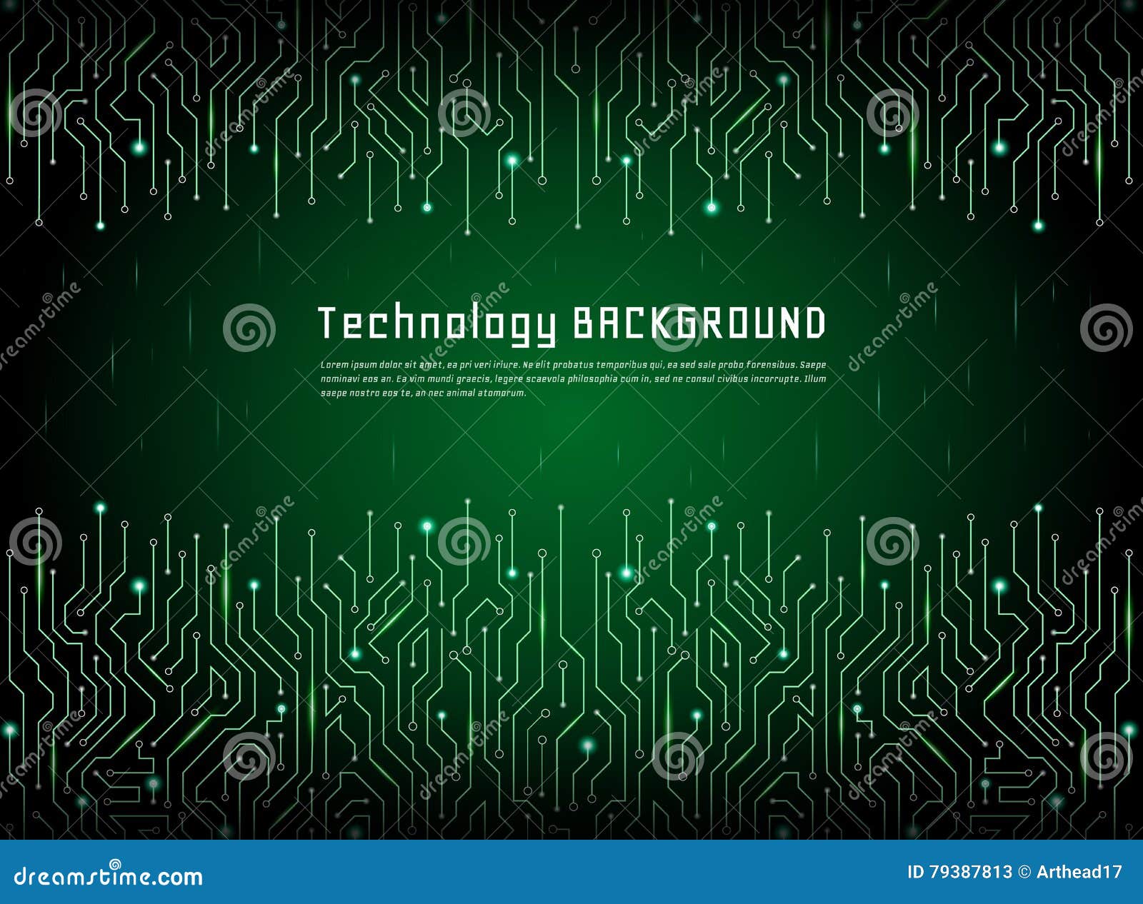 Technological Vector Background Stock Vector - Illustration of ...