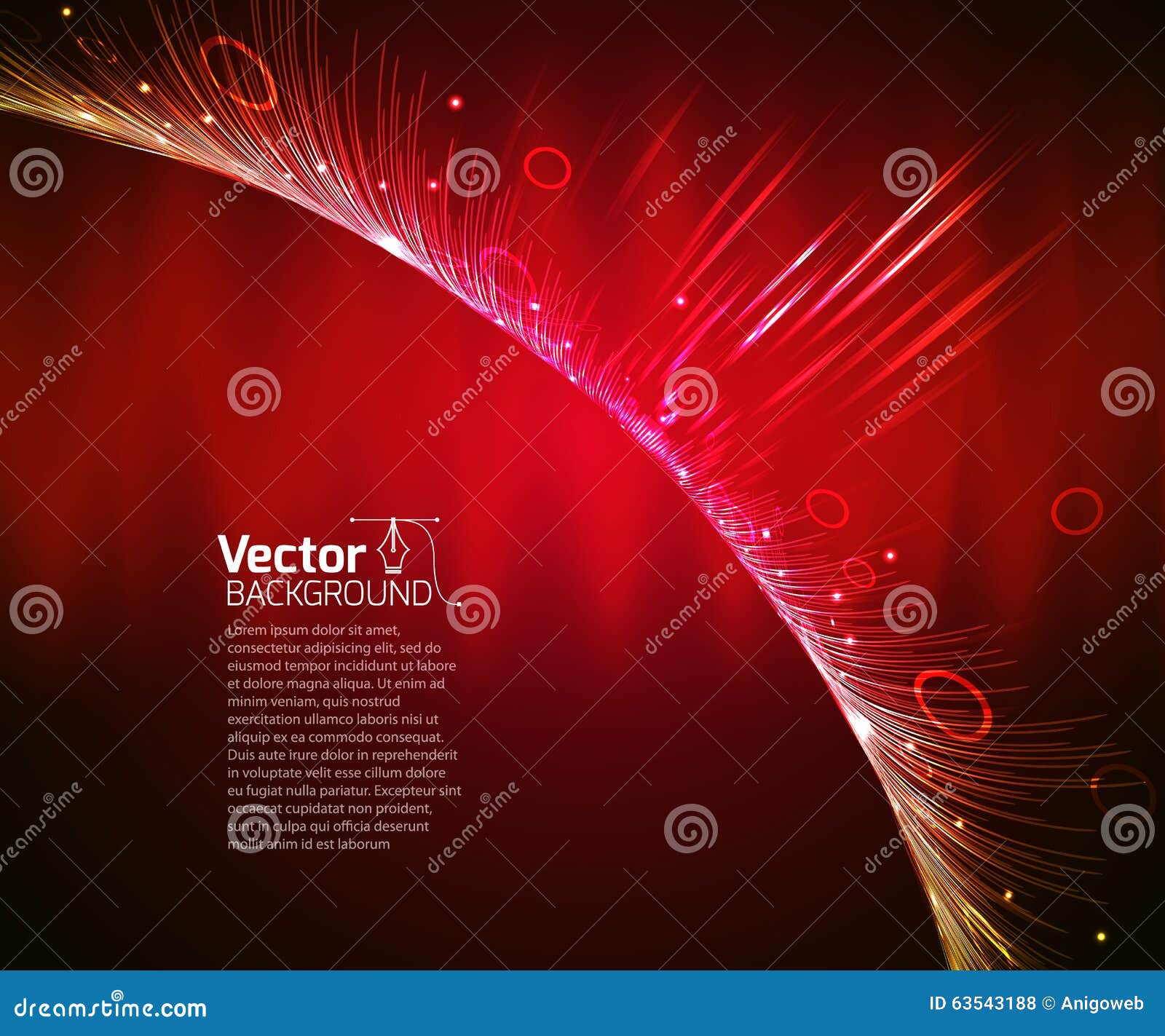 Technological wave stock vector. Illustration of energy - 63543188