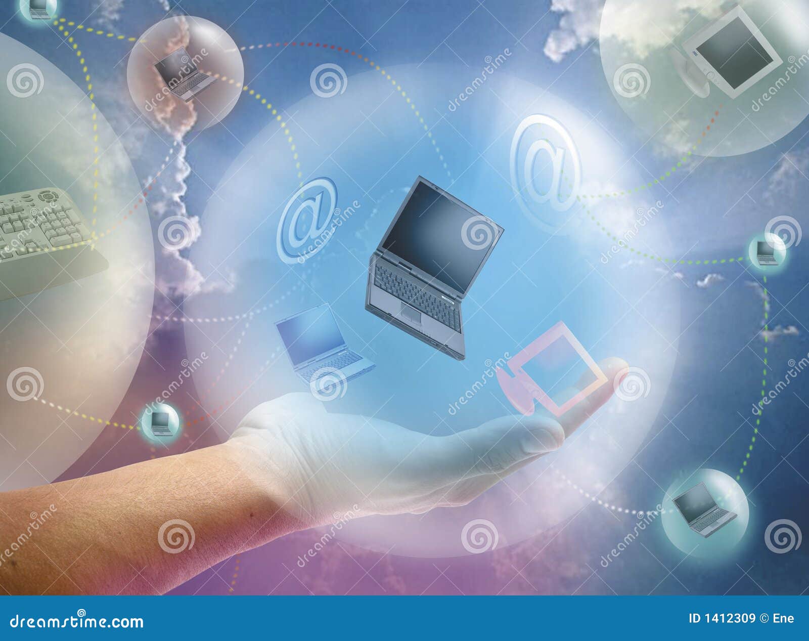 Technologie stock afbeelding. Image of achtergrond, hoog - 1412309