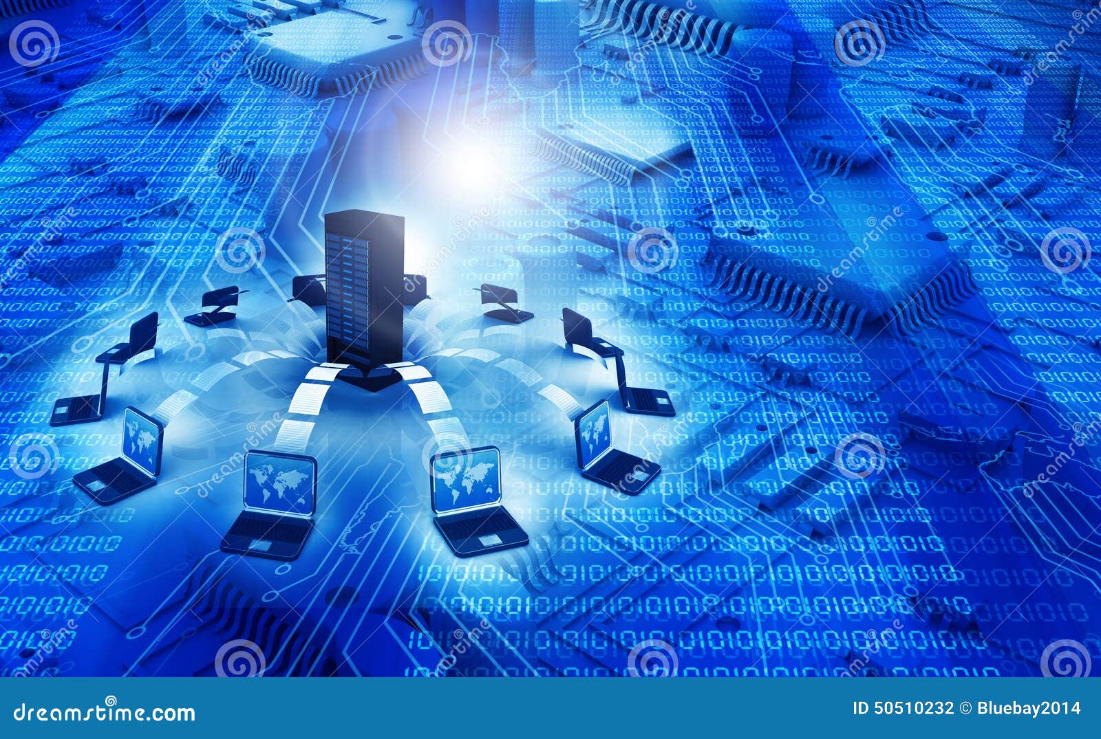 Technologie informatique illustration stock. Illustration du calcul ...