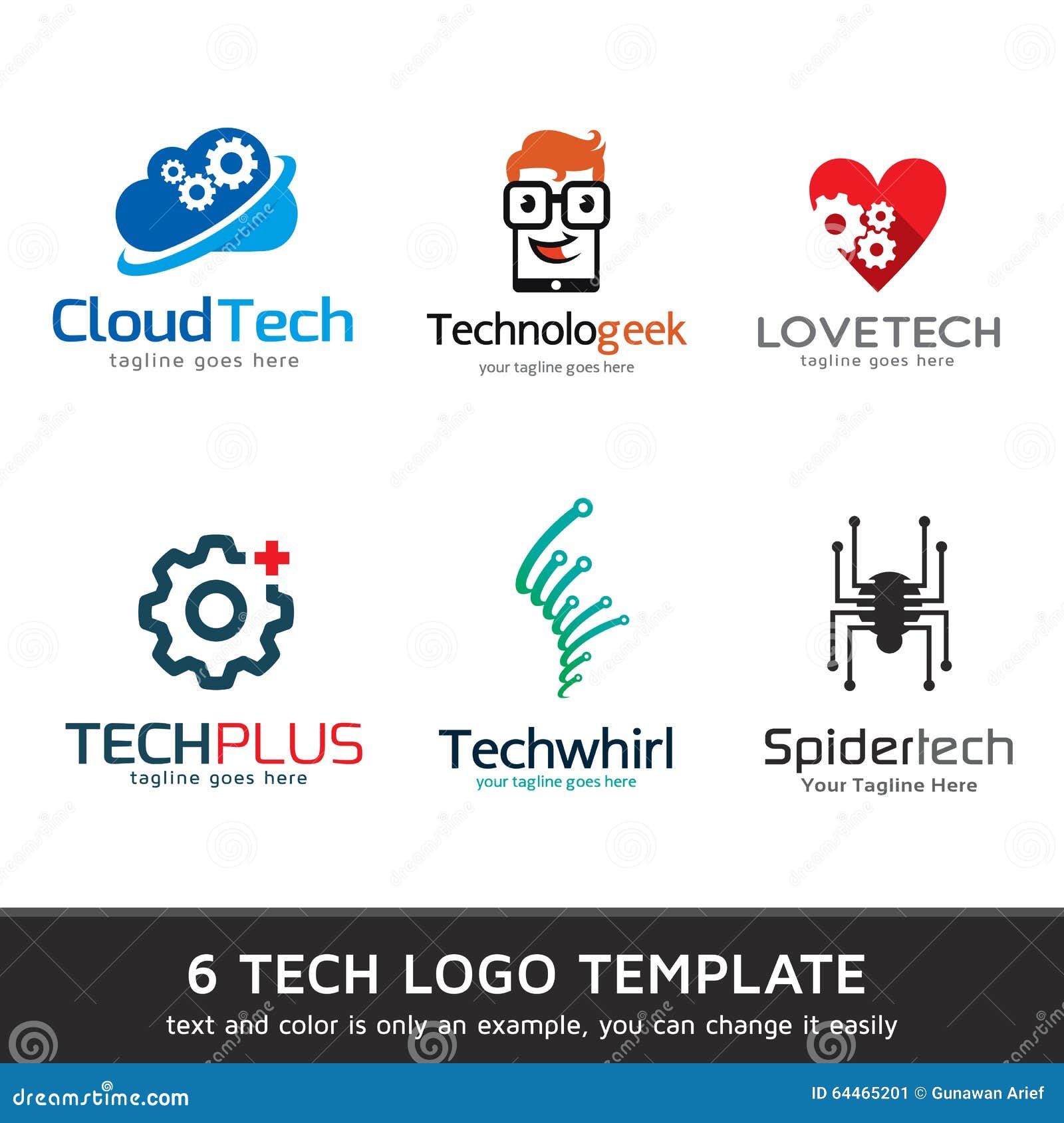 Technologie Logo Template Design Illustration de Vecteur - Illustration ...