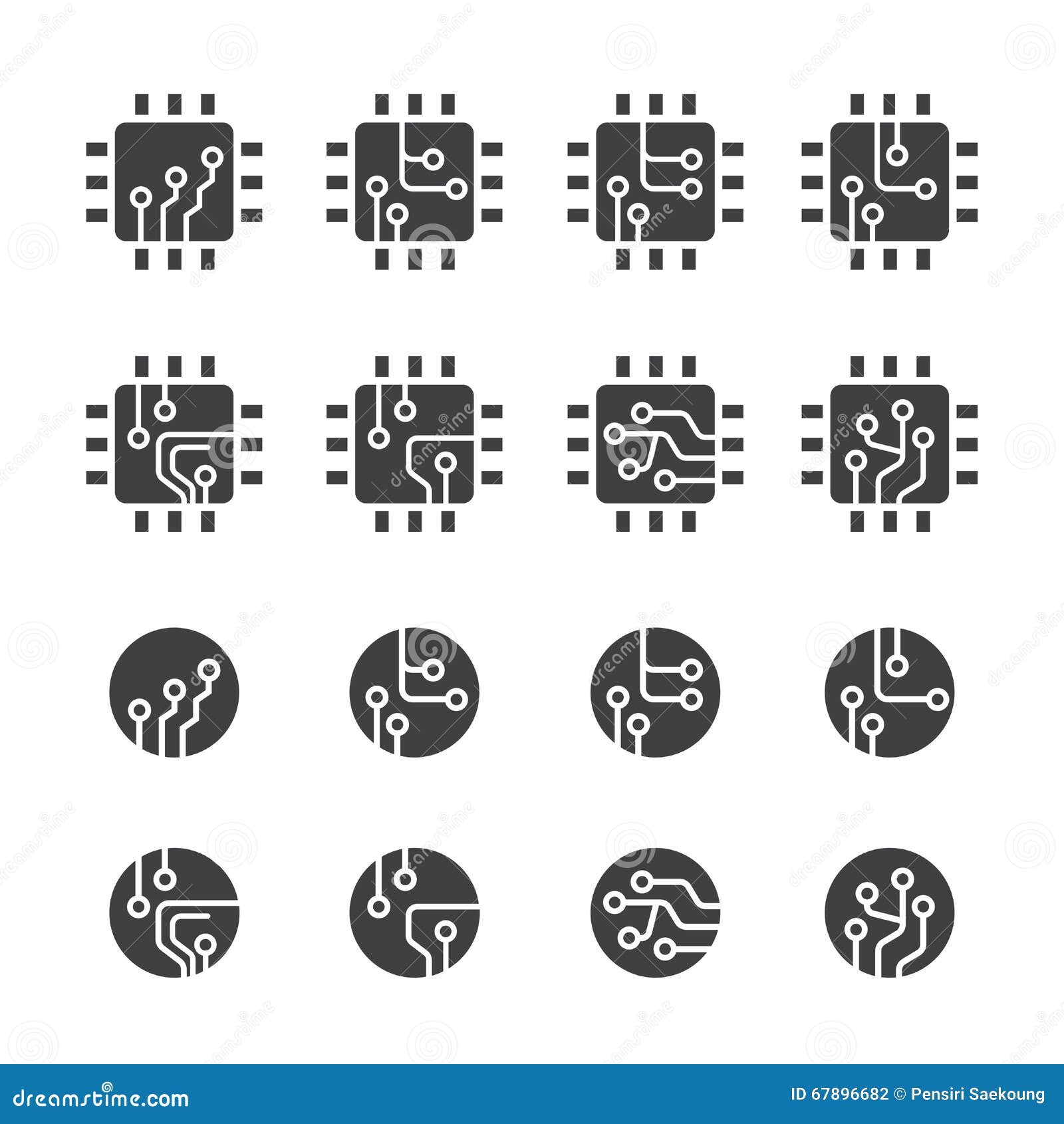 Technologiepictogram vector illustratie. Illustration of grafisch ...