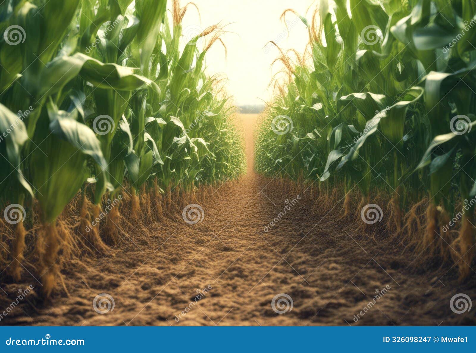 Technologies Agricultural Data Holographic Field Technology Corn Farm ...