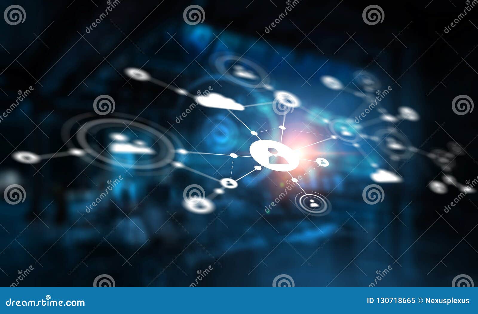 Technologies for Connection Stock Illustration - Illustration of data ...