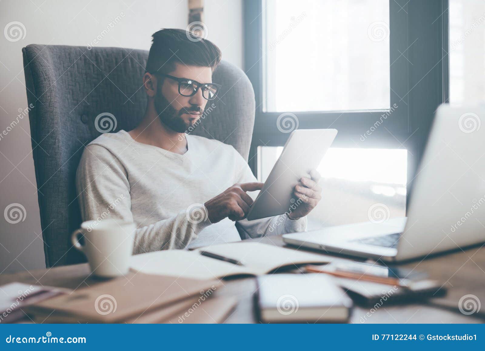 Technologies Making Life Easier. Stock Photo - Image of digital ...