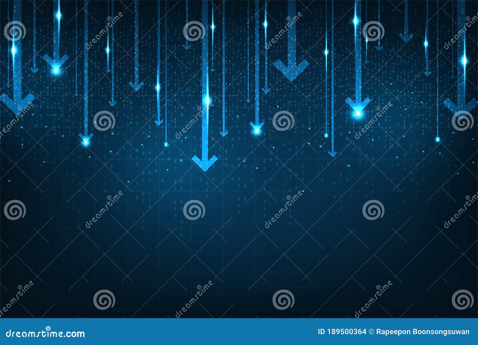 Vector Abstract Background for Digital Data Access. Stock Vector ...