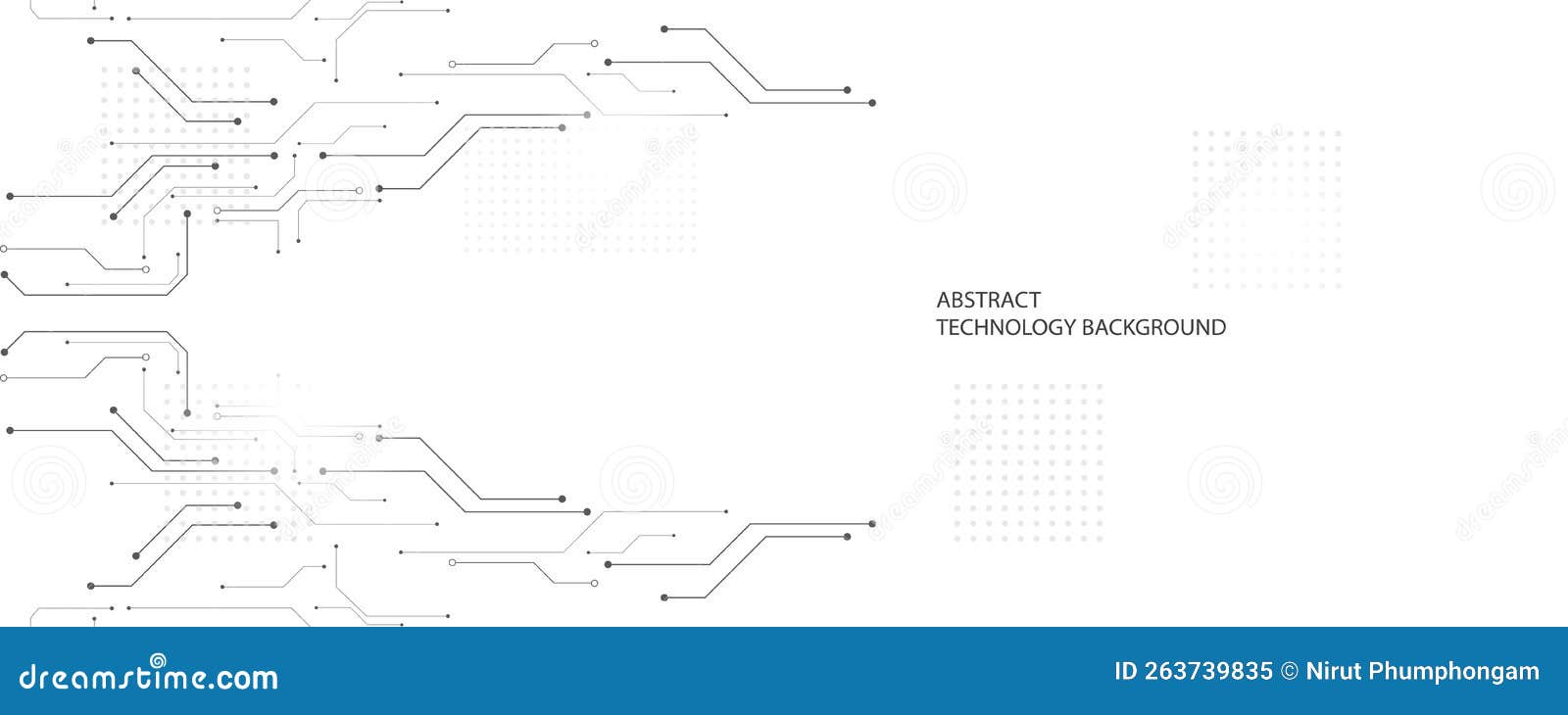 Gray and White Technology Background Image Line Design for ...