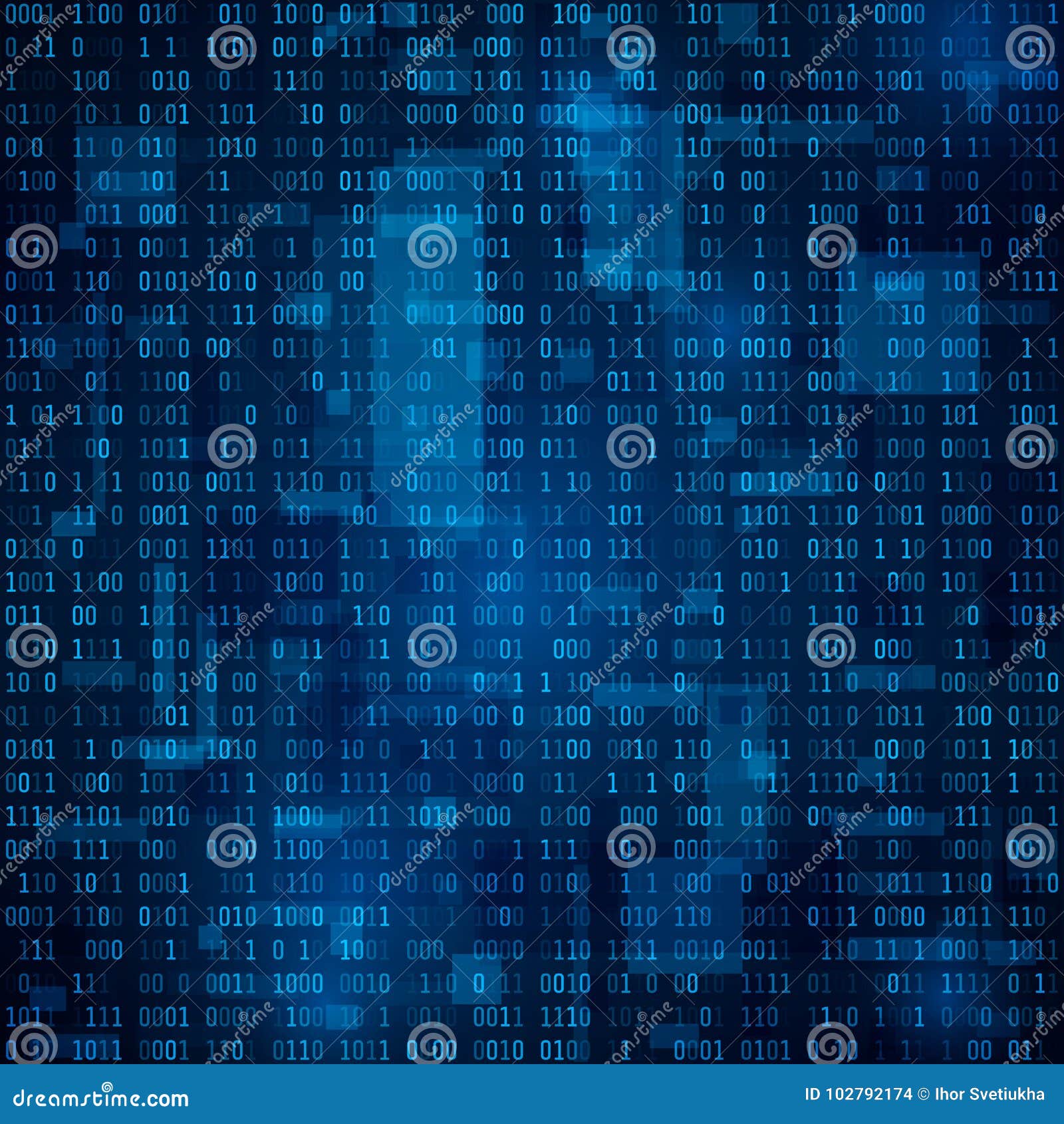 Technology Abstract Background Binary Code Encryption And Coding Data Stock Vector 9541