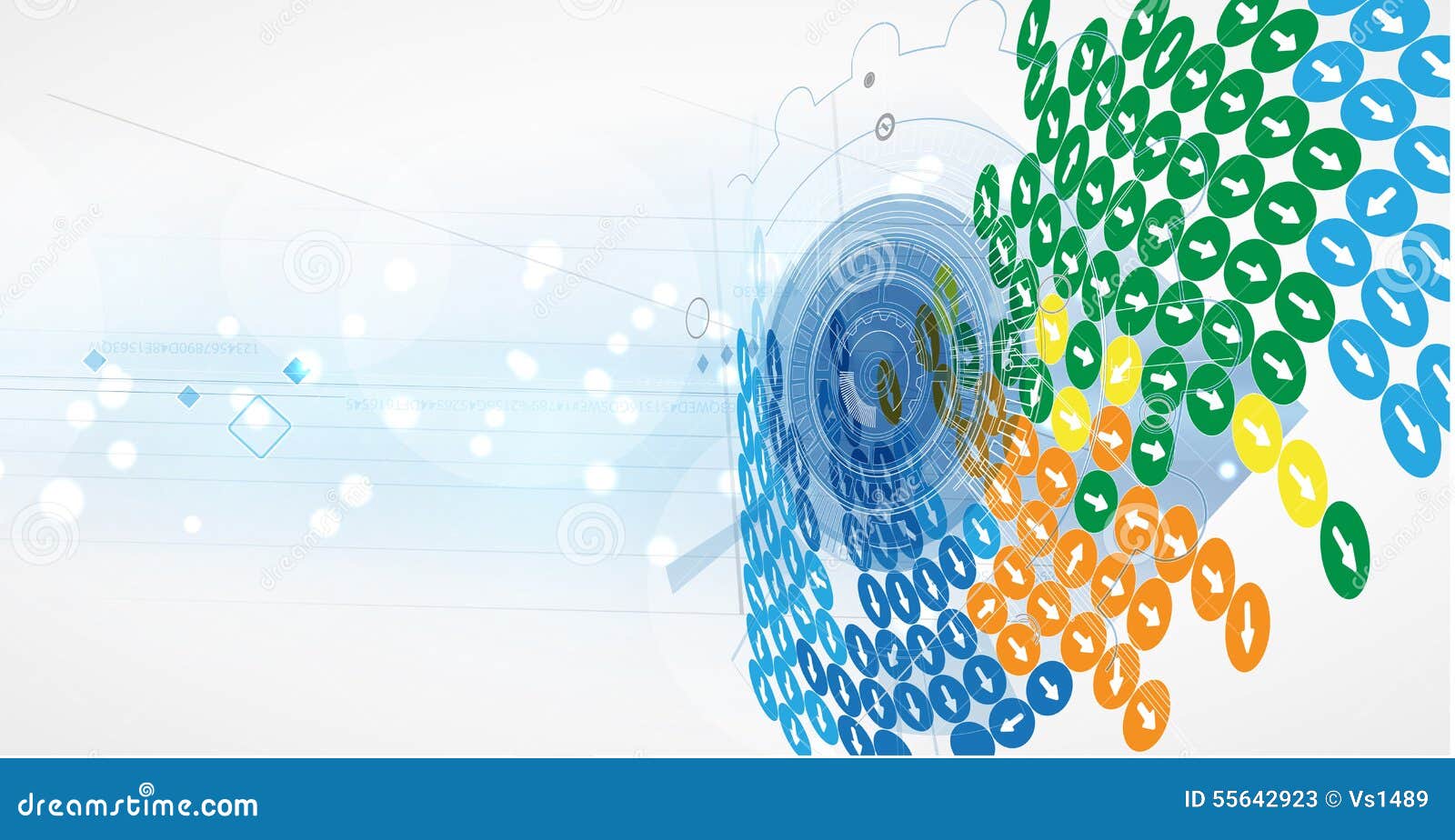 Technology Abstract Background Collection for Business Solution Ideas ...