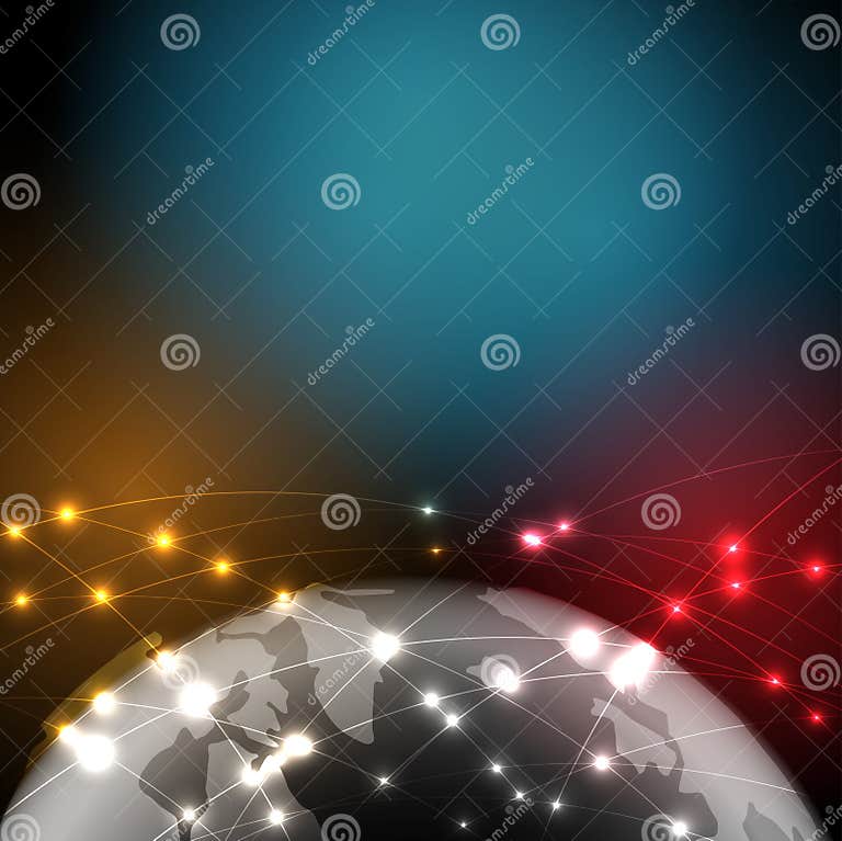 Technology Abstract Background Collection for Business Solution. Stock ...
