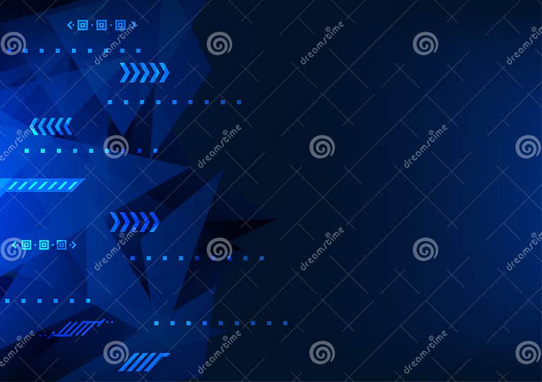 Technology Abstract Background Concept of Transmitting Data Over the ...