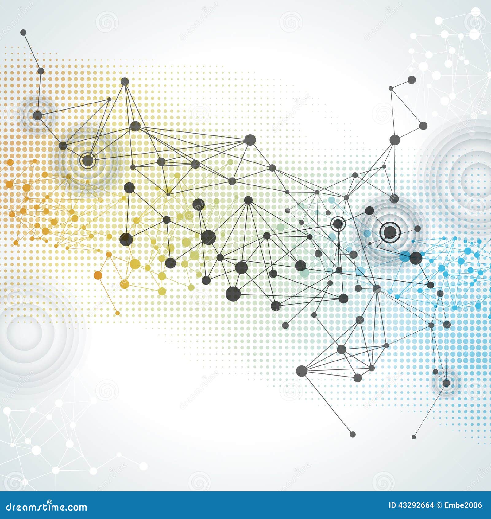 Technology Abstract Background Stock Vector - Illustration of connect ...