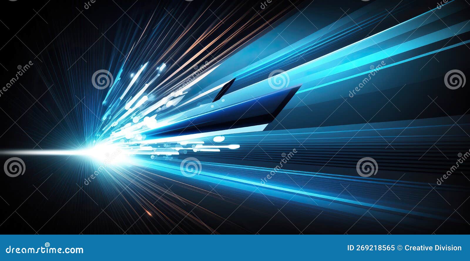 Technology Abstract Background with Lines Move. Generative AI Stock ...