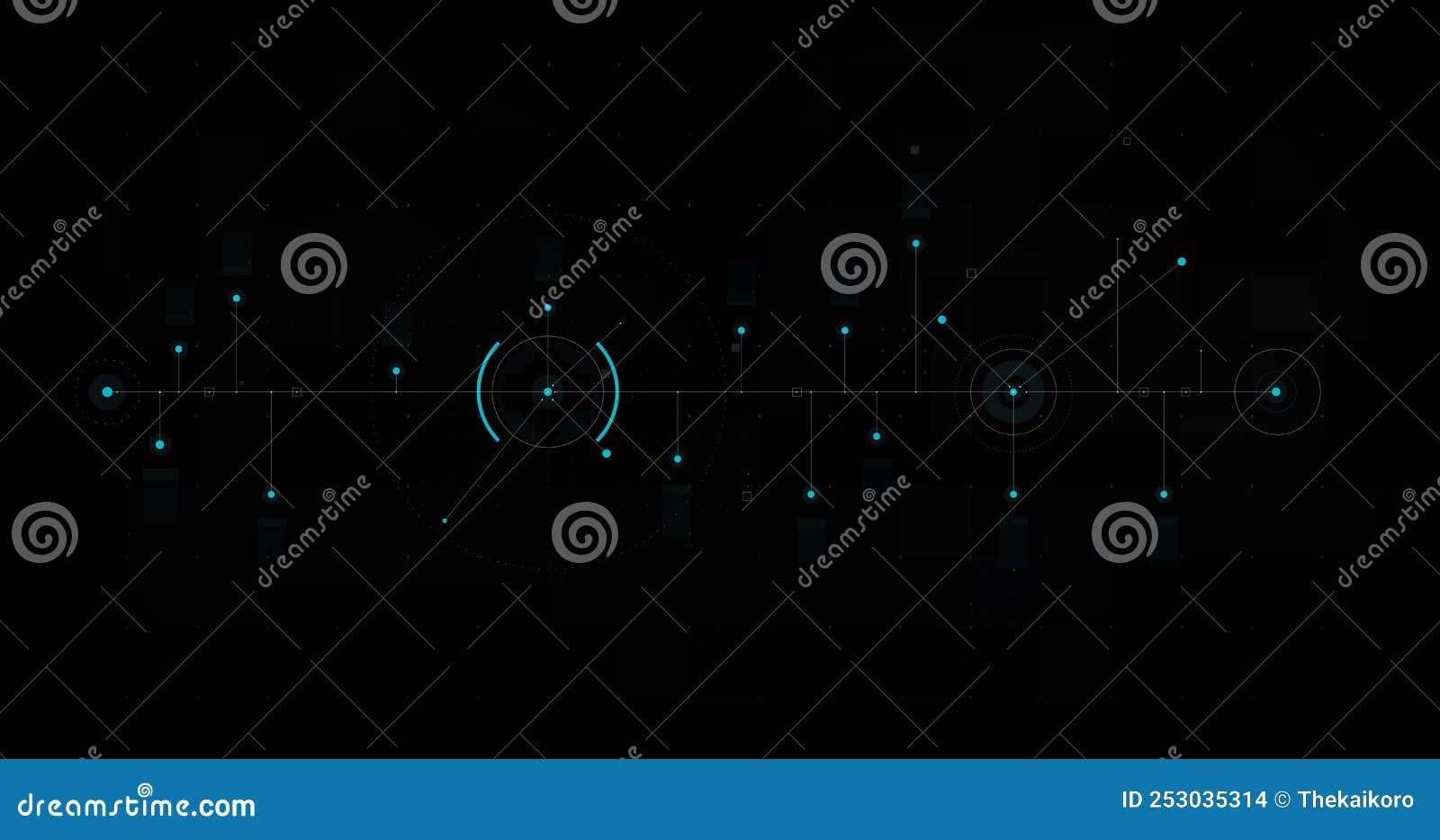 Technology Abstract Background Video Overlay 006 Stock Vector ...