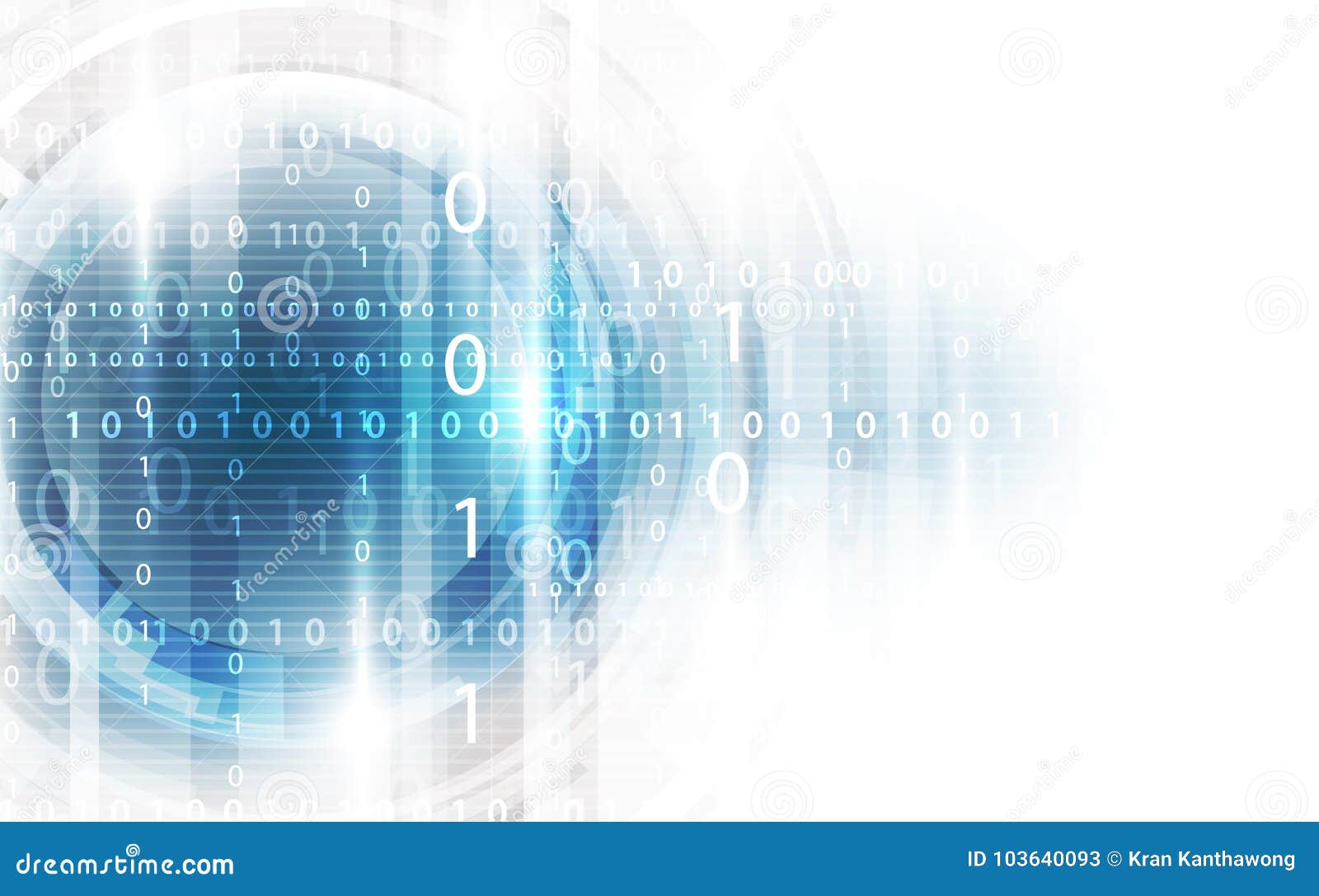 Technology Abstract Digital Background, Vector Illustration Stock ...