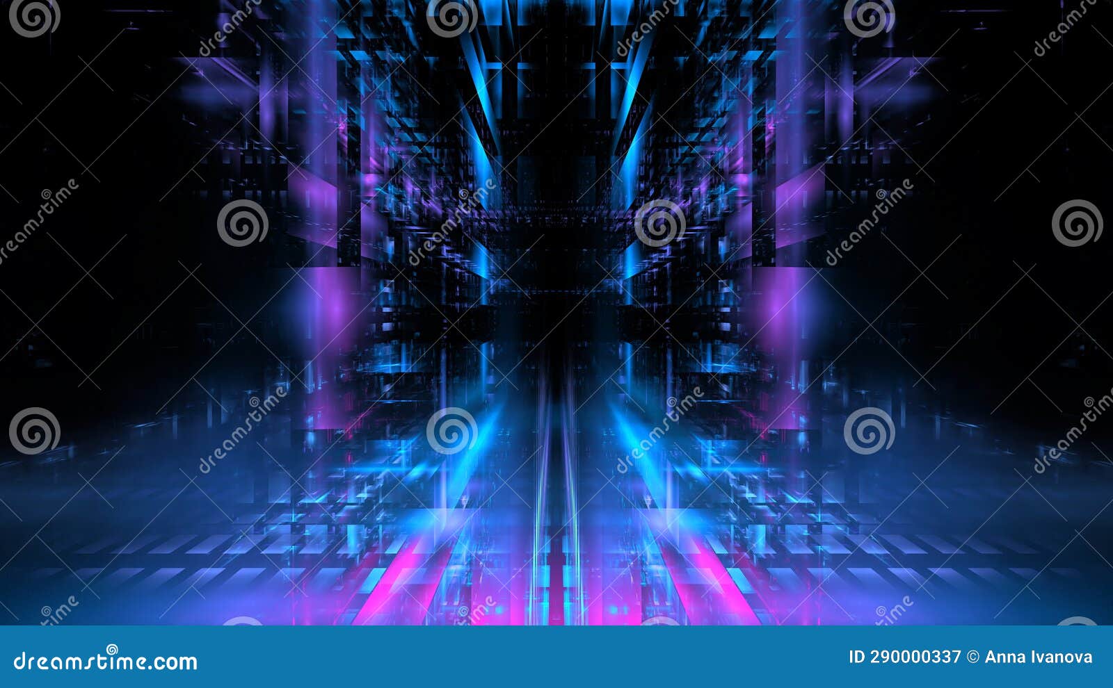 Technology Abstract Futuristic Light Future Science Background. Concept ...