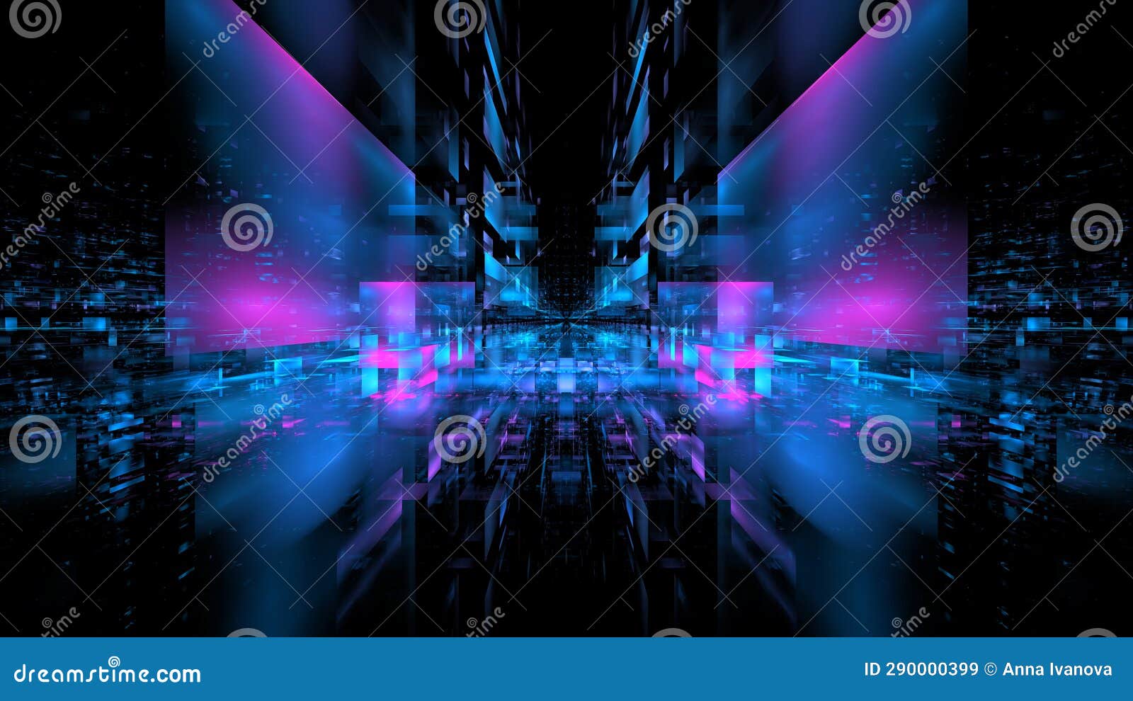 Technology Abstract Futuristic Light Future Science Background. Concept ...