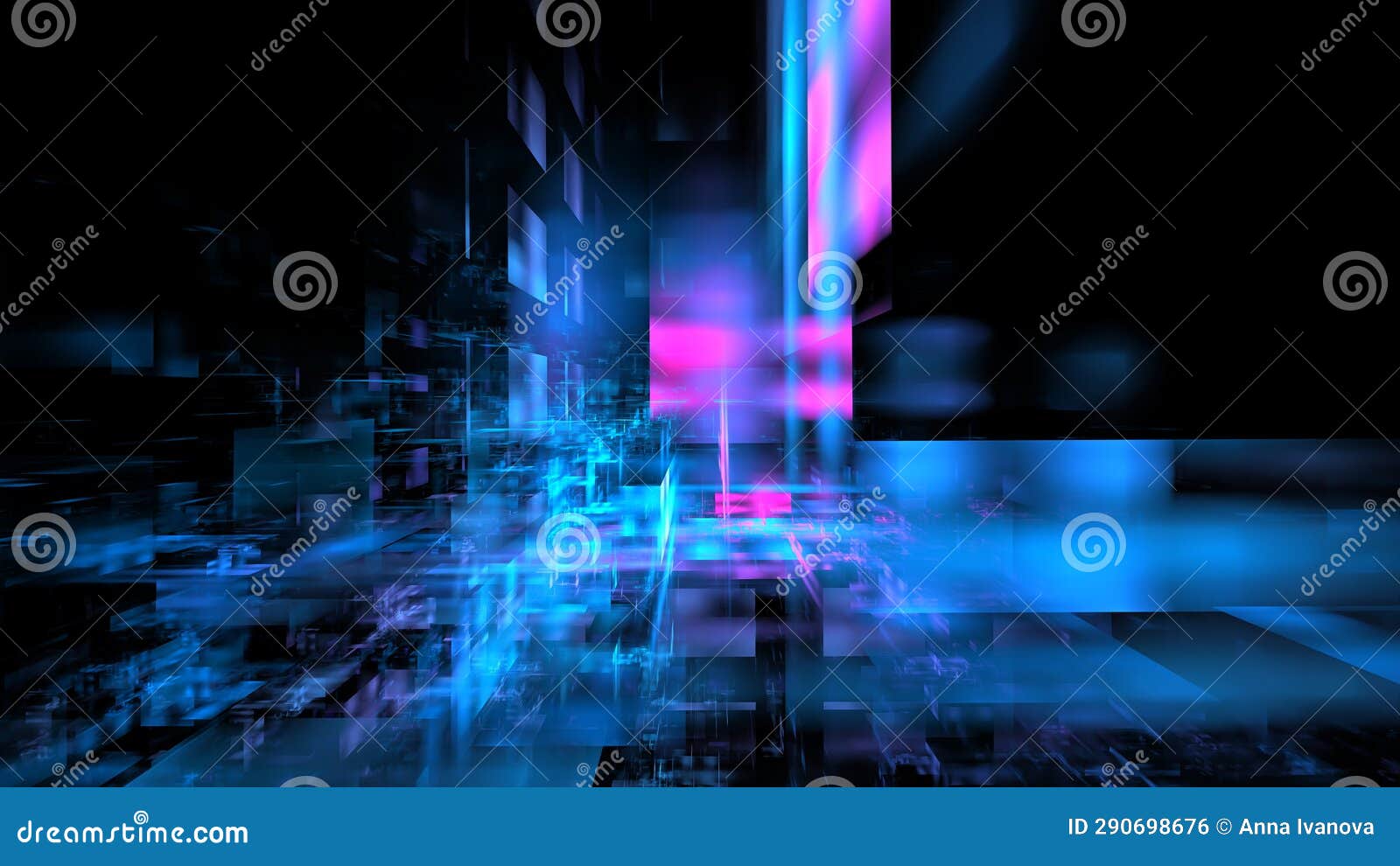 Technology Abstract Futuristic Light Future Science Background. Concept ...
