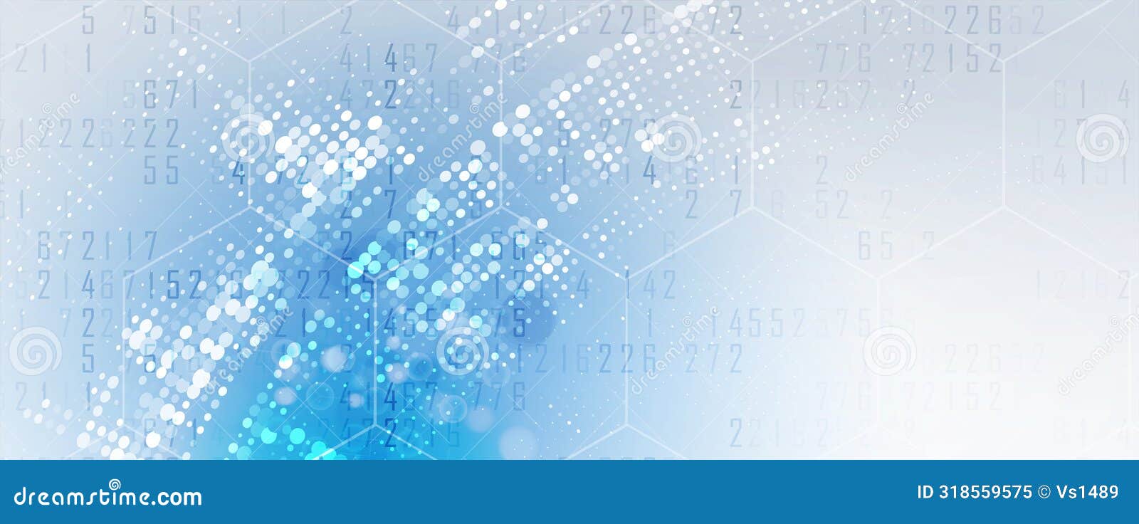 Technology Abstract Futuristic Science Background for Internet Business. Big Data Concept ...