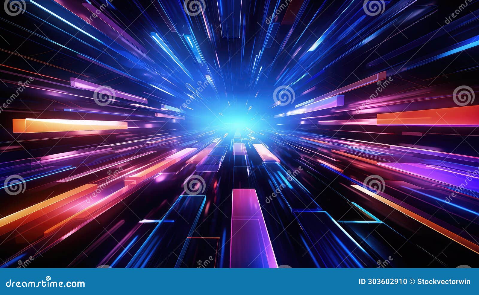 Technology Abstract Innovation Background Stock Illustration ...