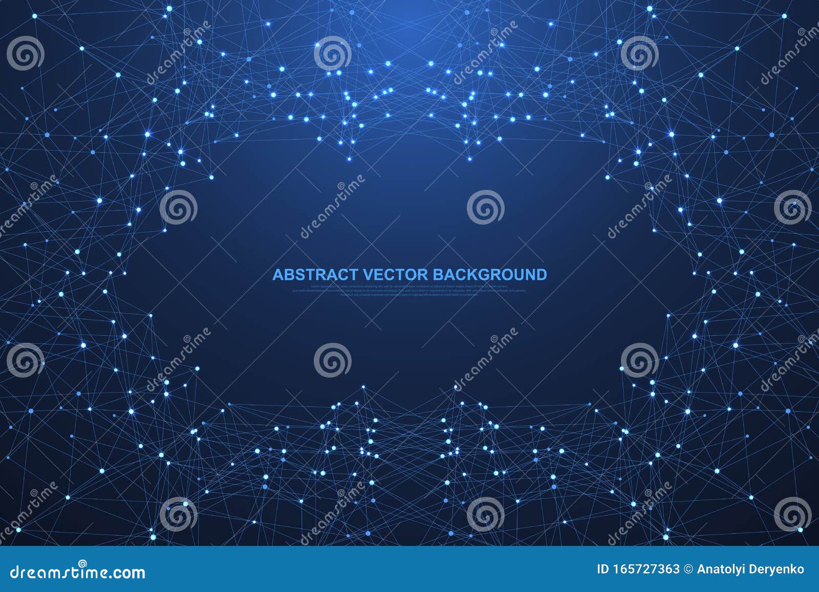 Technology Abstract Lines And Dots Connect Background Lines Plexus
