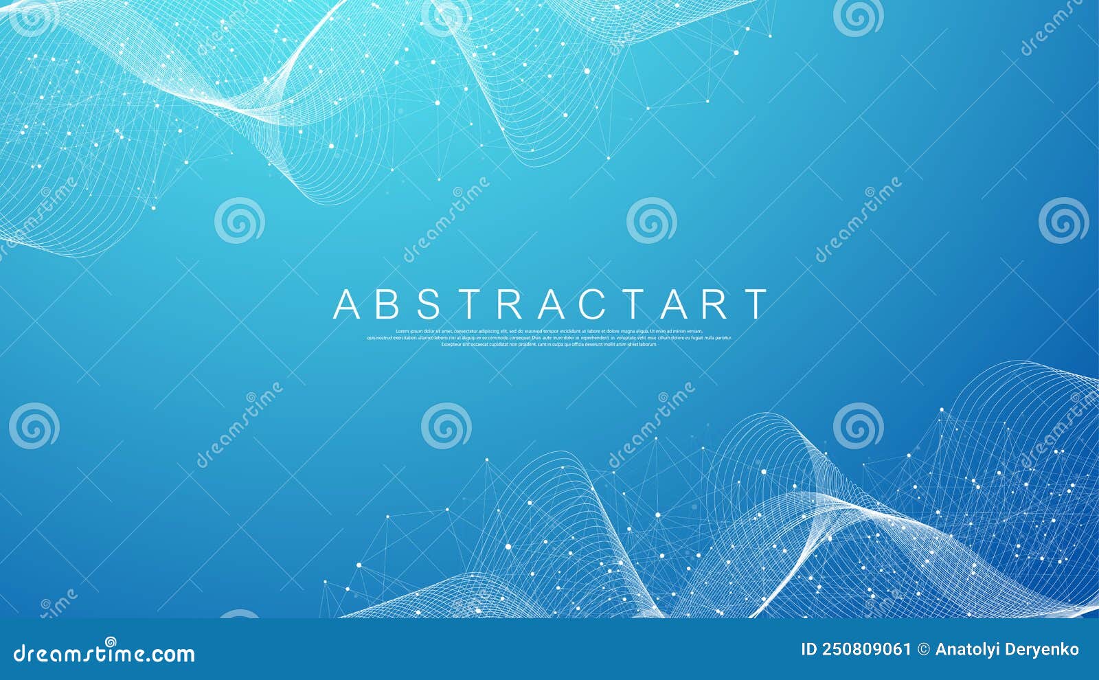 Technology Abstract Lines and Dots Connection Background. Connection ...